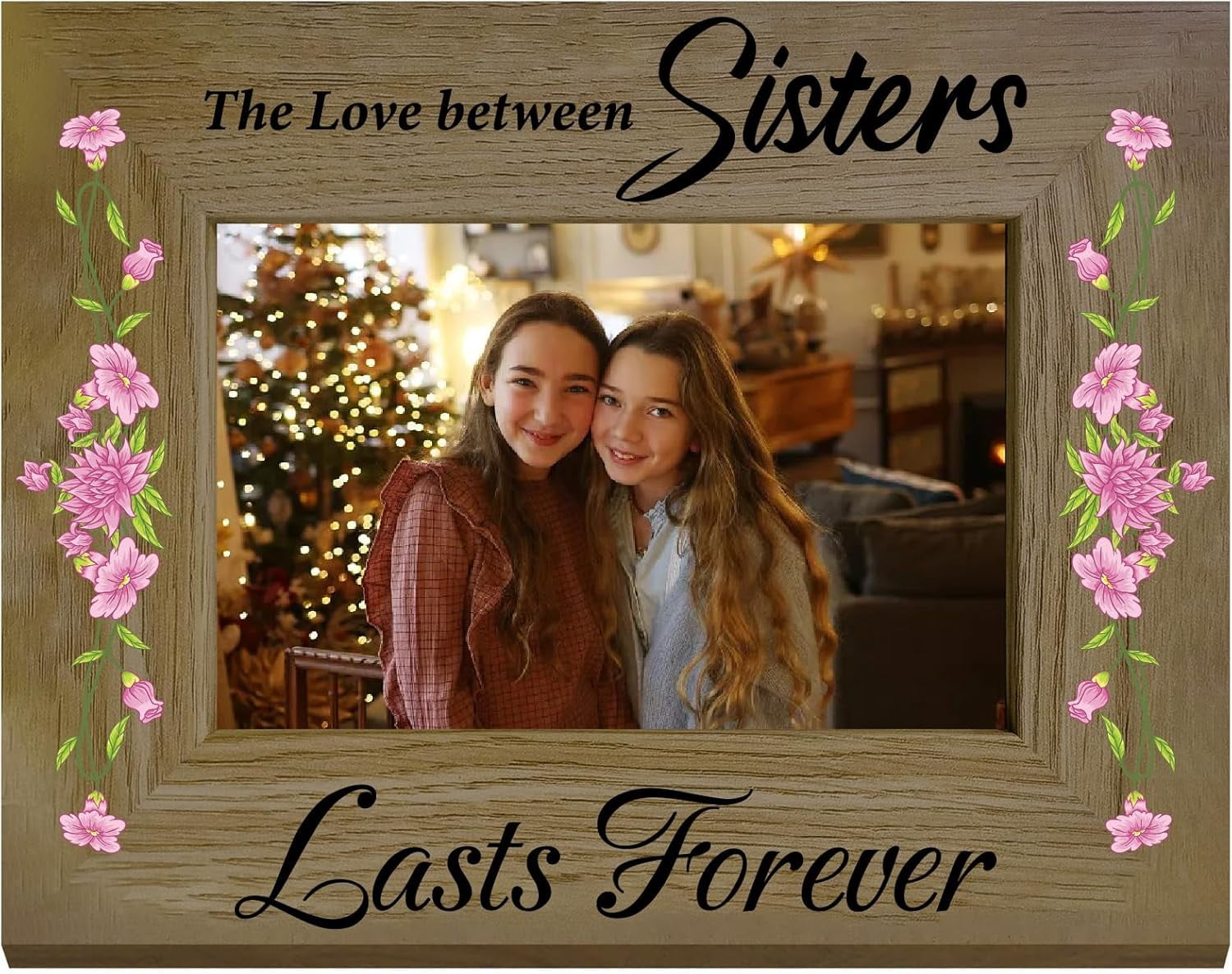 Wooden Photo Frame 4 x 6 Standing Wall Mounted Vintage Desktop Wall ...