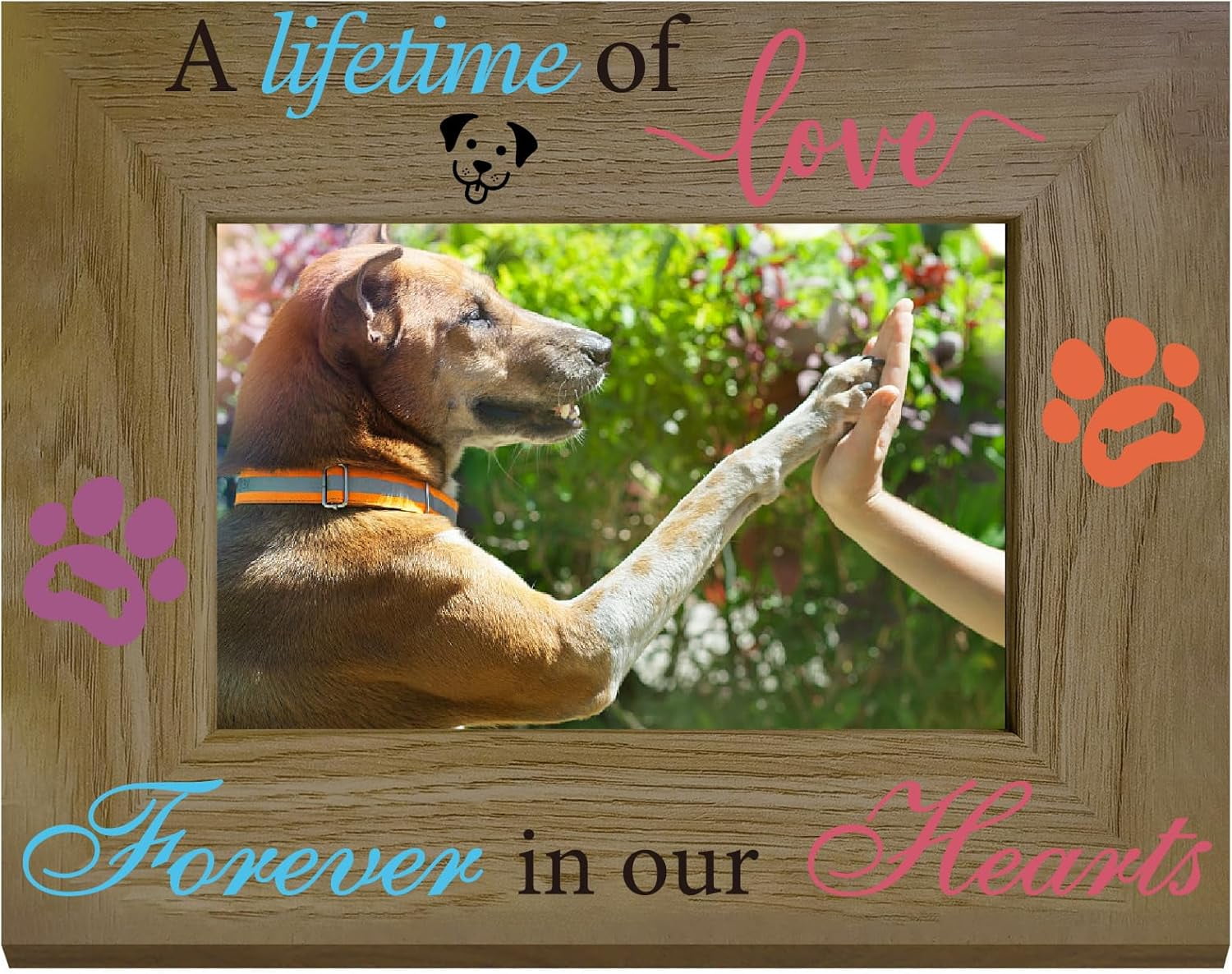 Wooden Photo Frame 4 x 6 Standing Wall Mounted Vintage Desktop Wall ...