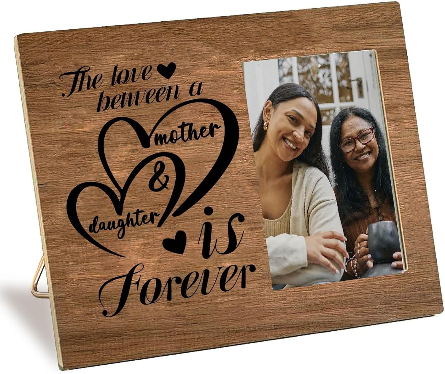 Wooden Photo Frame 4 x 6 Standing Wall Mounted Vintage Rustic Decor ...