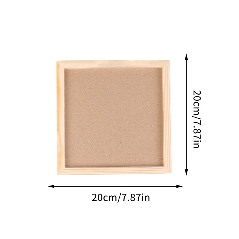 Wooden Photo Frame Nail Log Display Board Workers Wear Nail Storage ...
