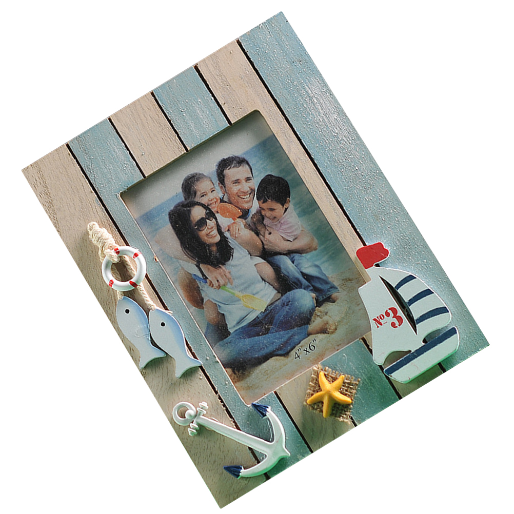 YuYiSan Desktop Standing Photo Frame Nautical Style Picture Photo ...