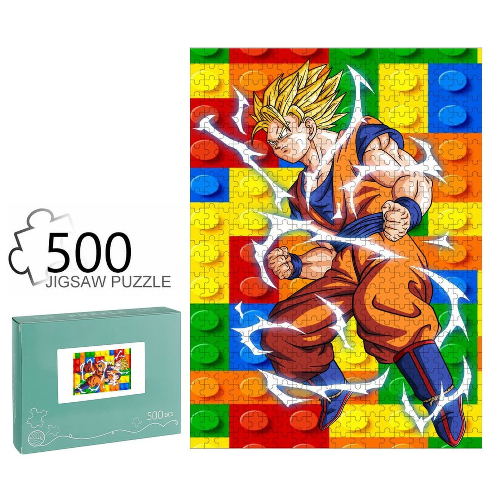 Wooden Picture PuzzleSun Wufan (Gohan)Shalu (Cell) - Walmart.com