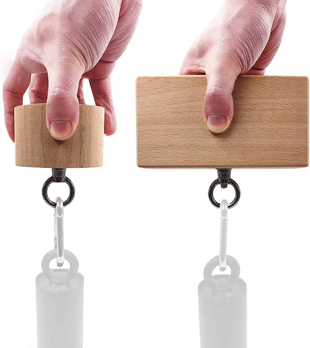 Wooden Pinch Block Grip Workout Climbing Power Grip Forearm Finger ...