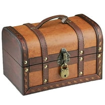 Pirate Treasure Chest Storage Box Umbus 122x71x71 Durable Wood ...