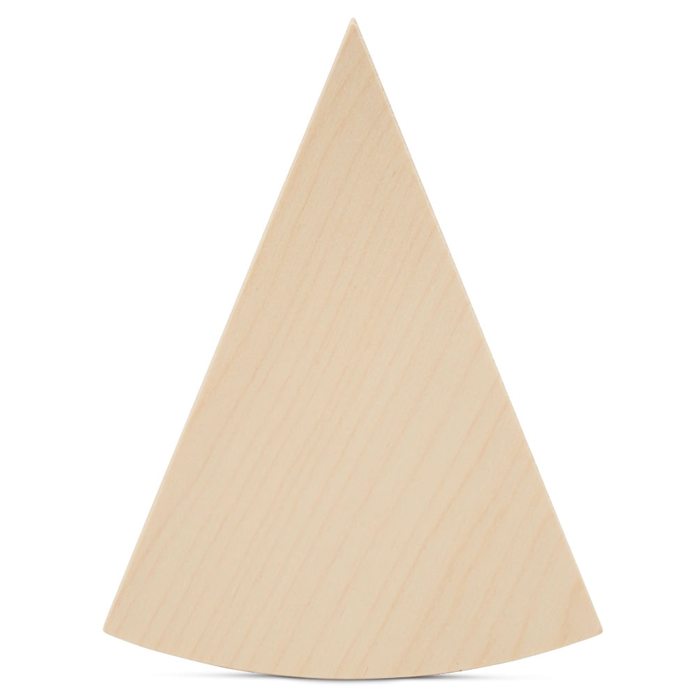 Wooden Pizza Cutout Unfinished 5 x 4 inch, Pack of 100 Pretend Food for ...