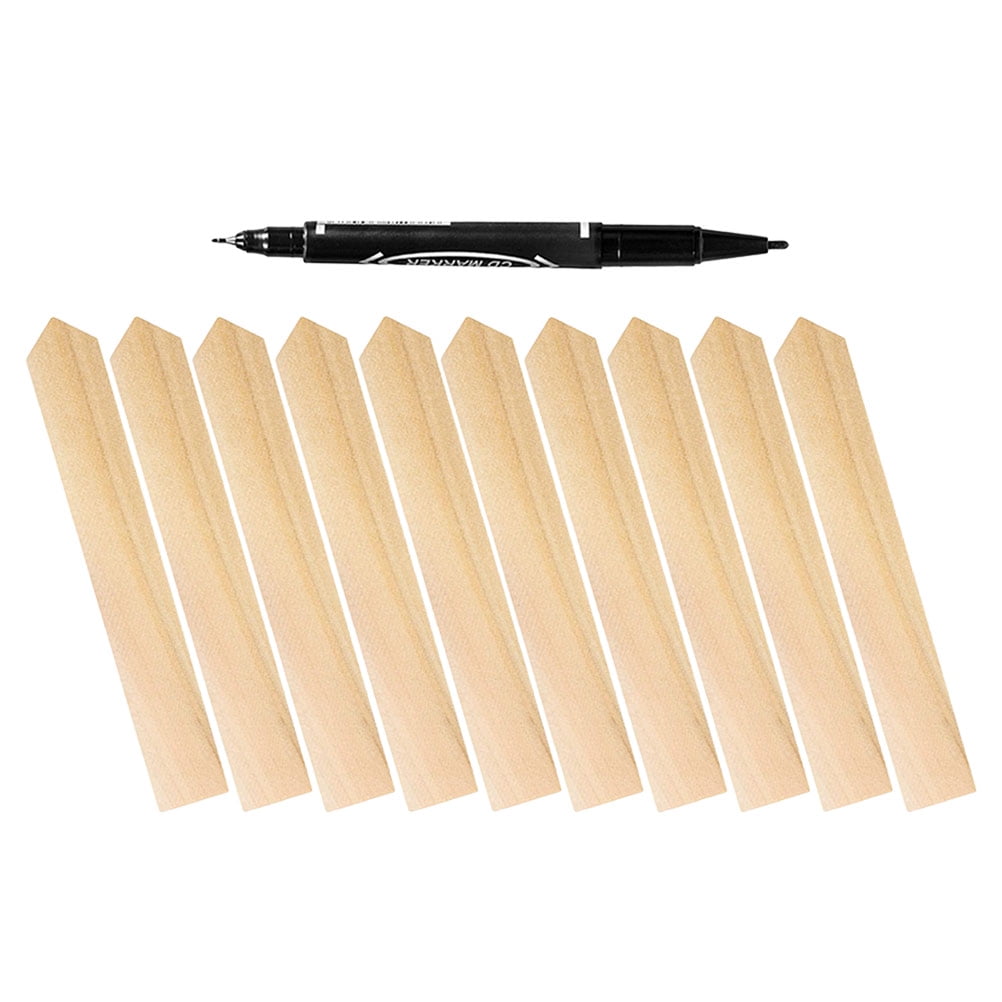 Wooden Plant Sign Labels Flower Plants Ground Tag Nursery Plant Tags ...