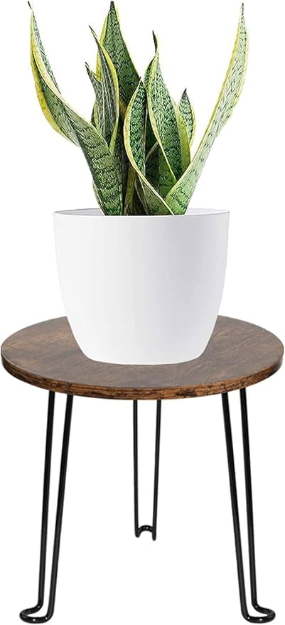 Wooden Plant Stand, Indoor Modern Wood Plant Riser Decorative Corner 7. ...
