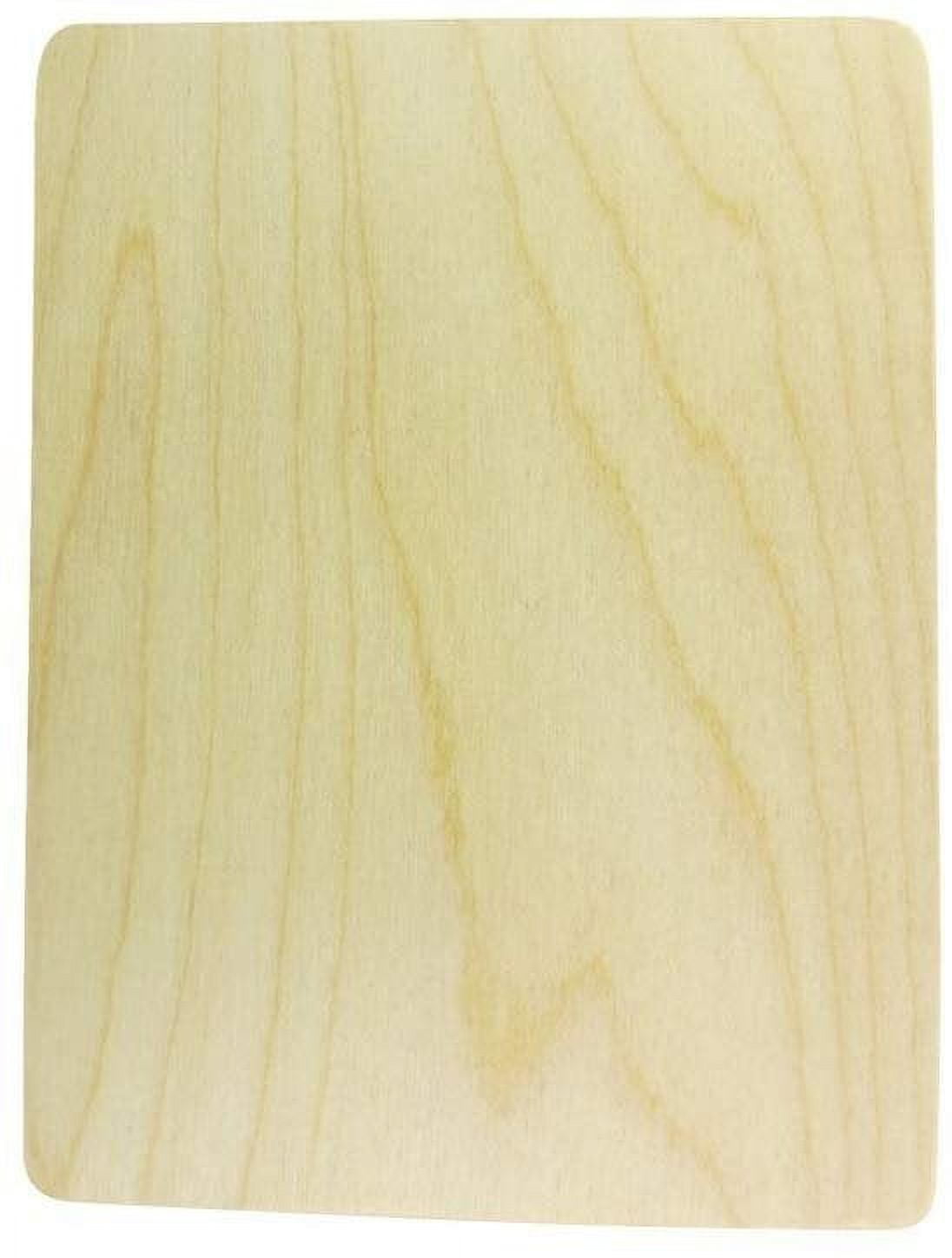 Wooden Plaques 4-1/2 x 6 Inch Diameter Pack of 12 Unfinished Rectangle ...