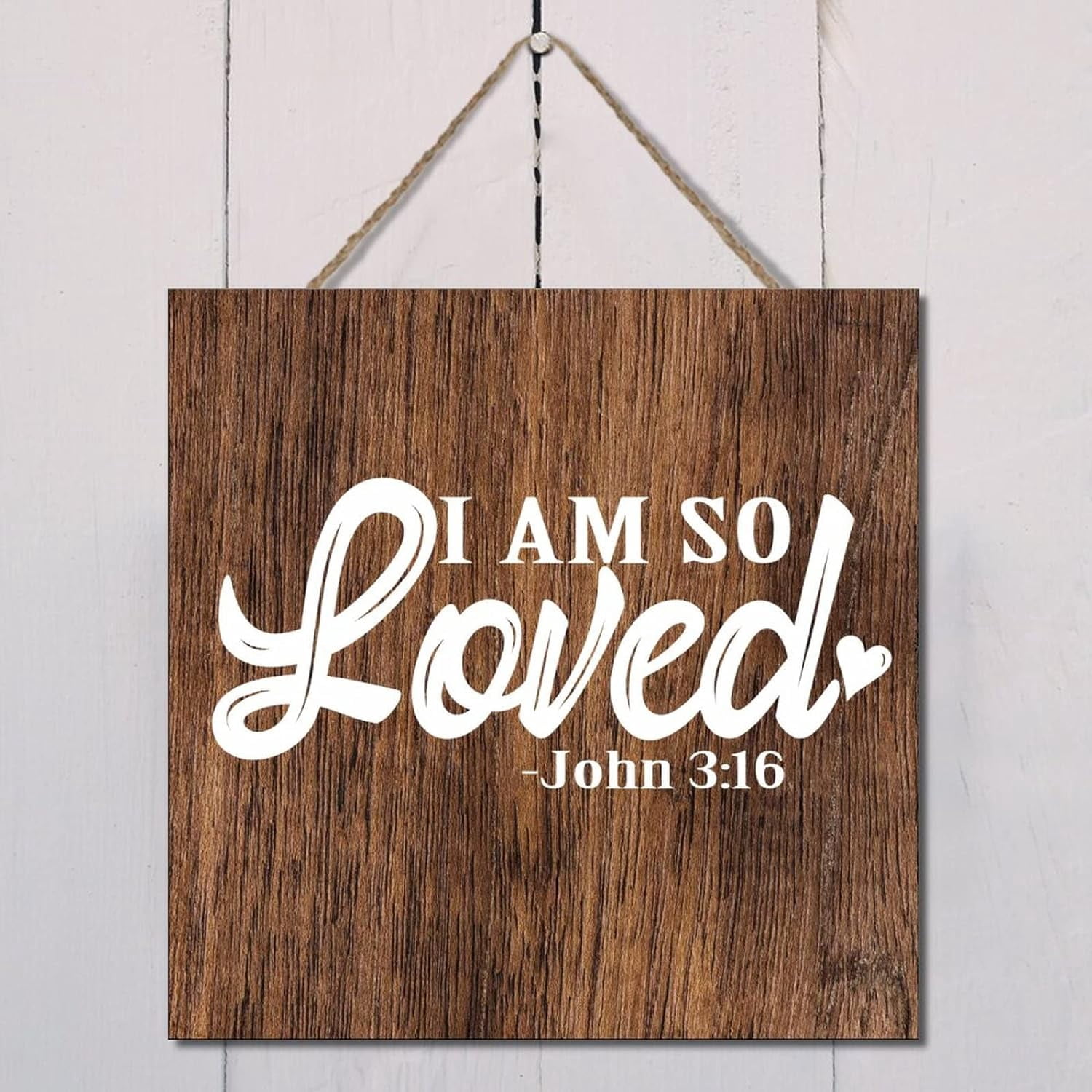 Wooden Plaques Christian Saying Bitmap Wood Signs Home Decor Porch Sign ...