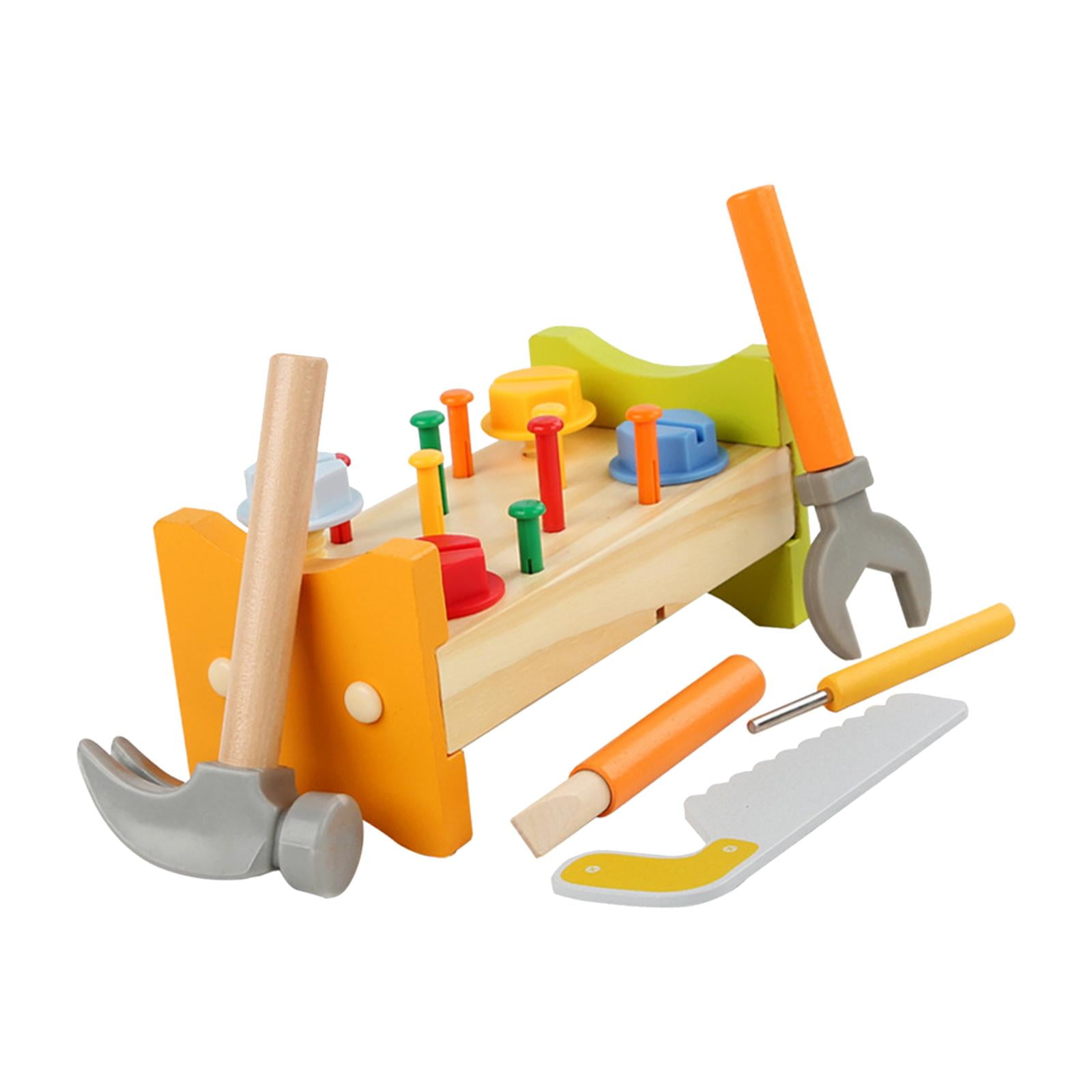 Wooden Play Tool Set Repair Tools Disassembly Toy Early Educational ...