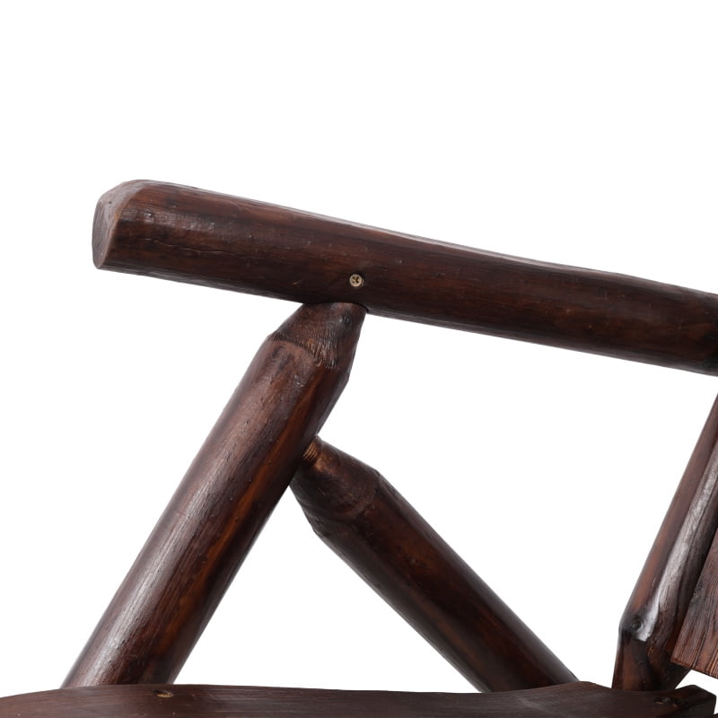 Wooden Porch Rocker Chair,Durable Wooden Porch Rocker Chair,Fir log ...