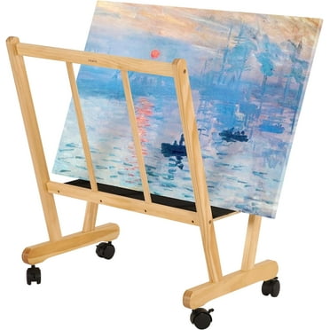 Free Shipping! MEEDEN Wood Large Print Rack, Artist Storage Rack with ...
