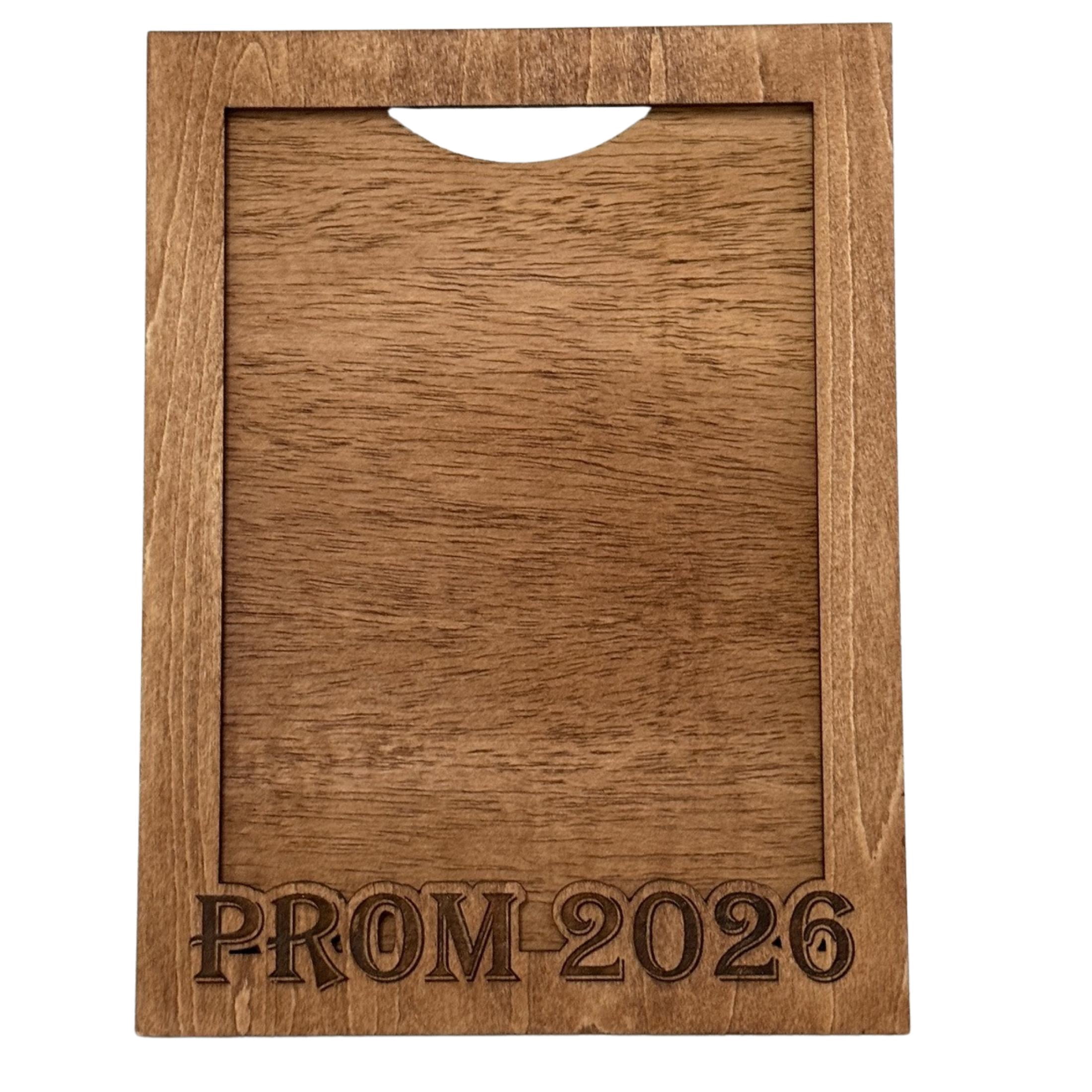 Wooden Prom 2026 Picture Frame, 5x7 Photo Display with Stand and Wall ...