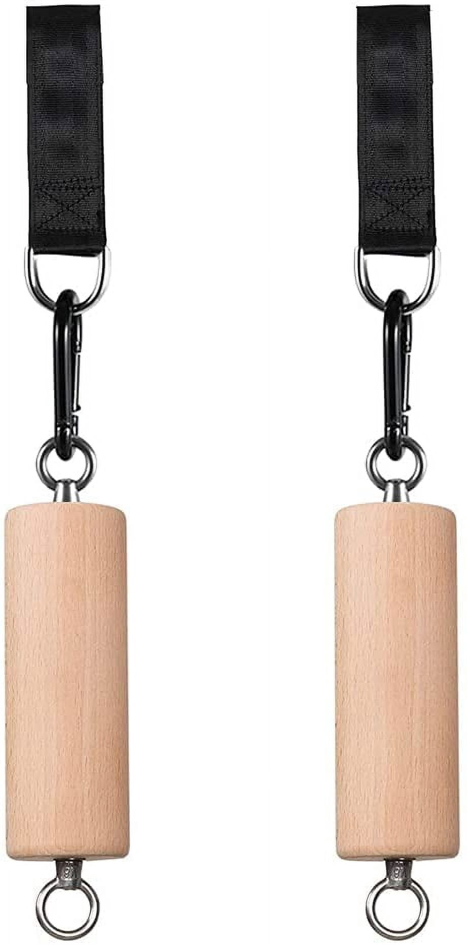 Wooden Pull Up Climbing Hold Grips - 1 Pair Hand Grips Strengthener ...