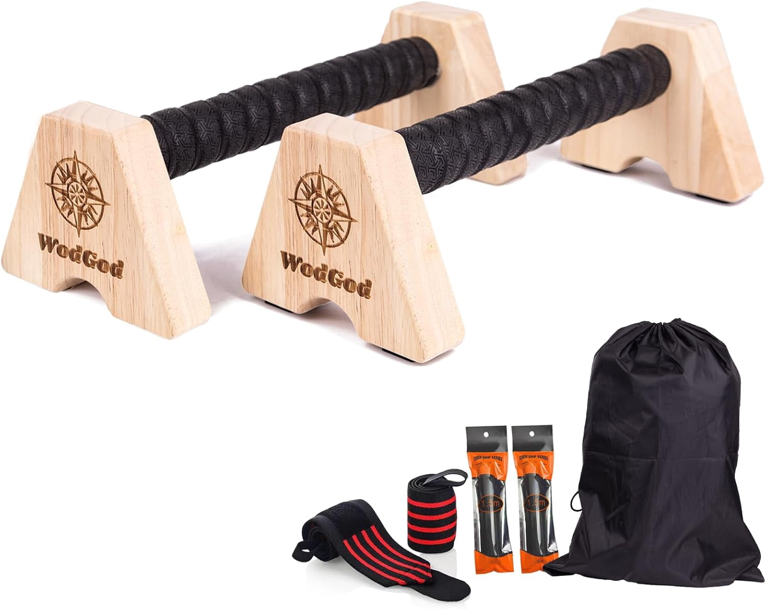 Wooden Push Up Bars,Parallettes Bars for Calisthenics,Push Up Handles ...