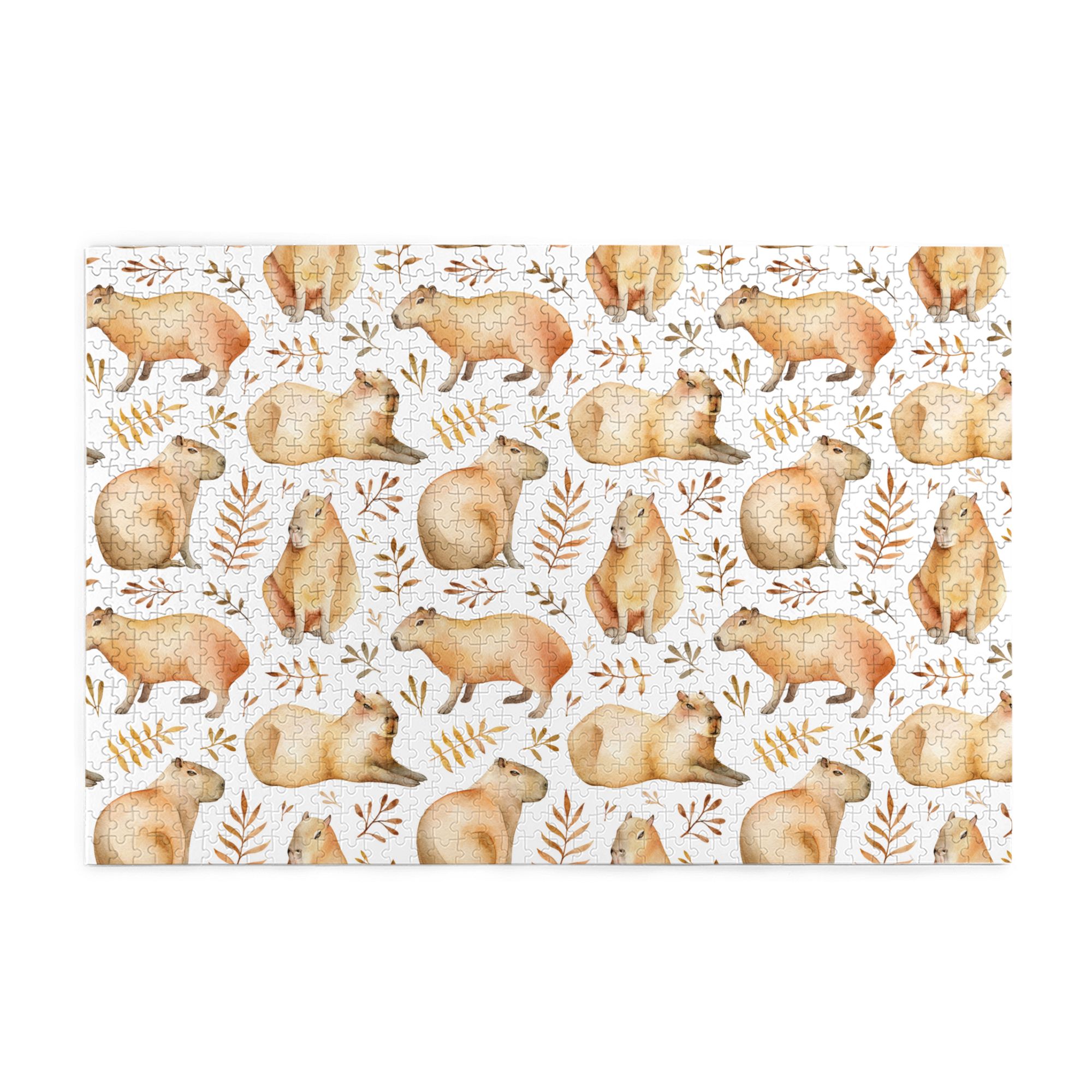Wooden Puzzle Adorable Capybara 1000-Slice Puzzle for All Ages Gifts ...