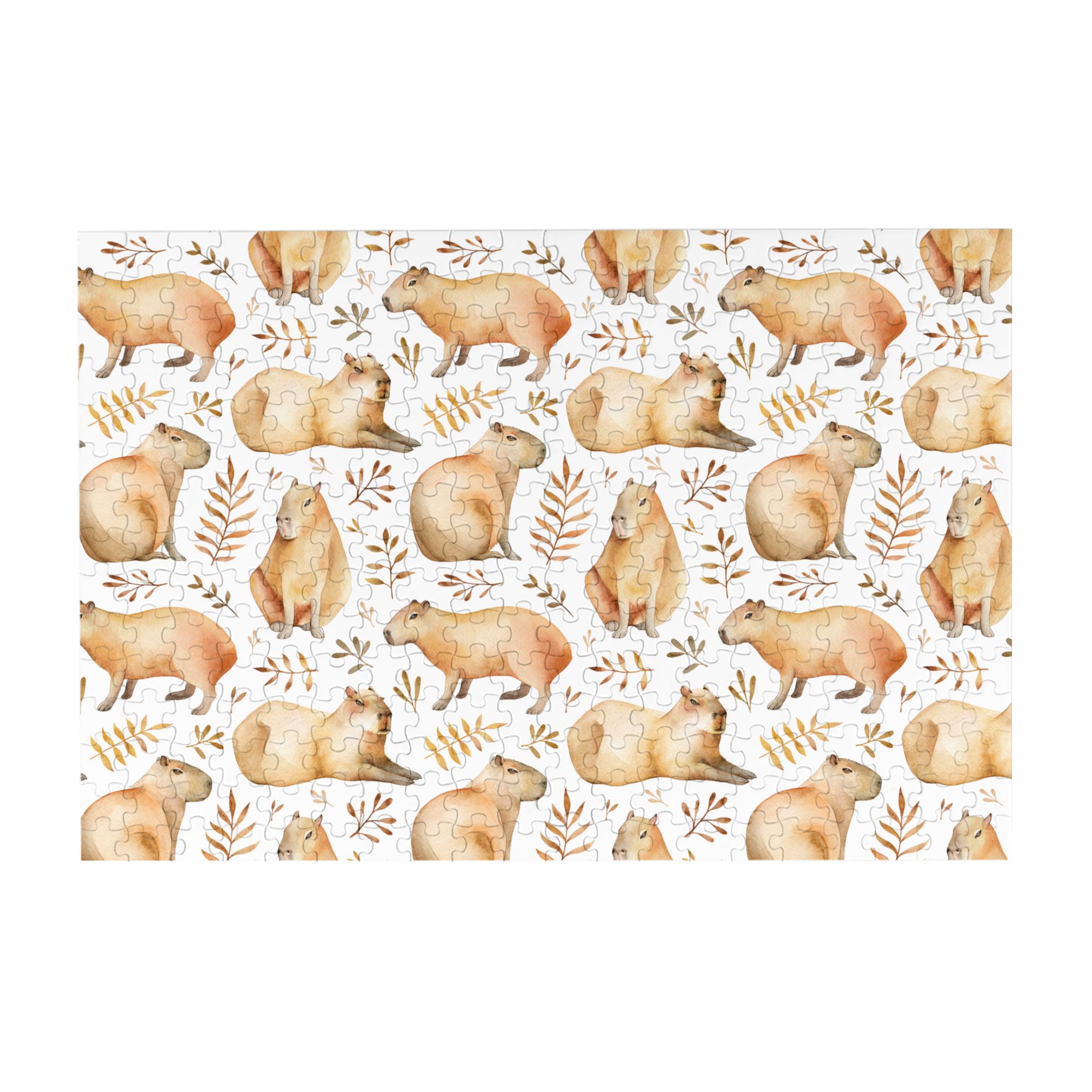 Wooden Puzzle Adorable Capybara 300-Slice Puzzle for All Ages Gifts ...