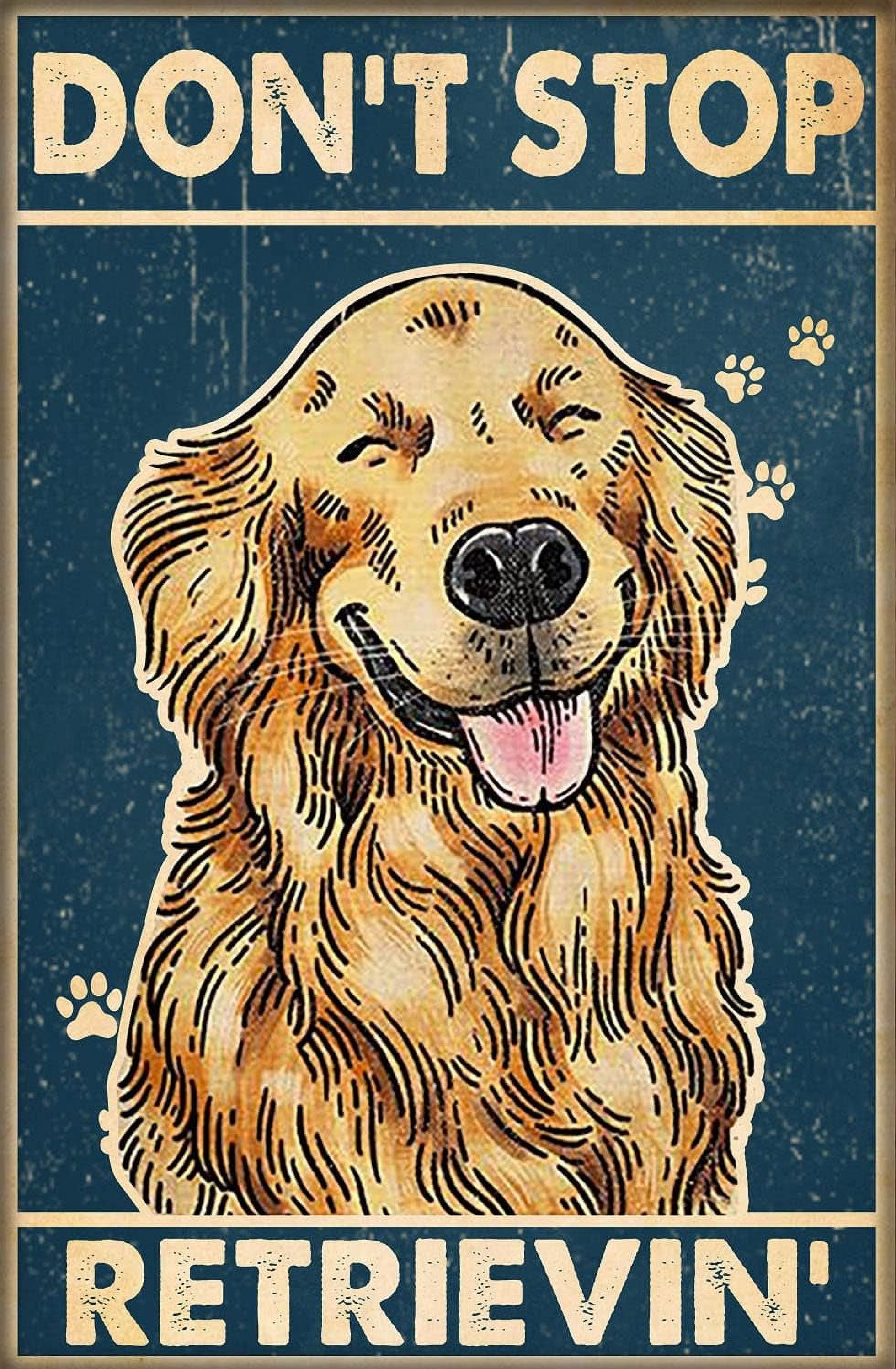 Wooden Puzzle for Adults Golden Retriever Dog Don't Stop Retriev ...