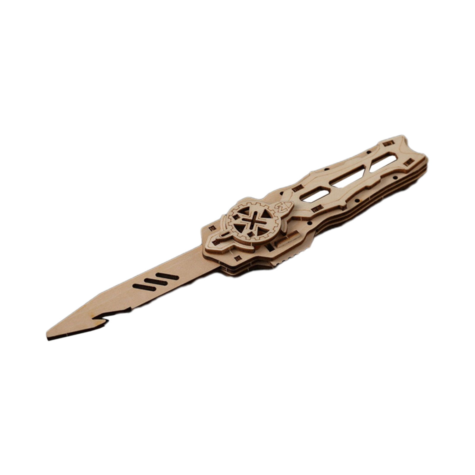 Wooden Puzzle for Adults Kids, DIY Wooden Puzzles Knife Brain Teaser ...