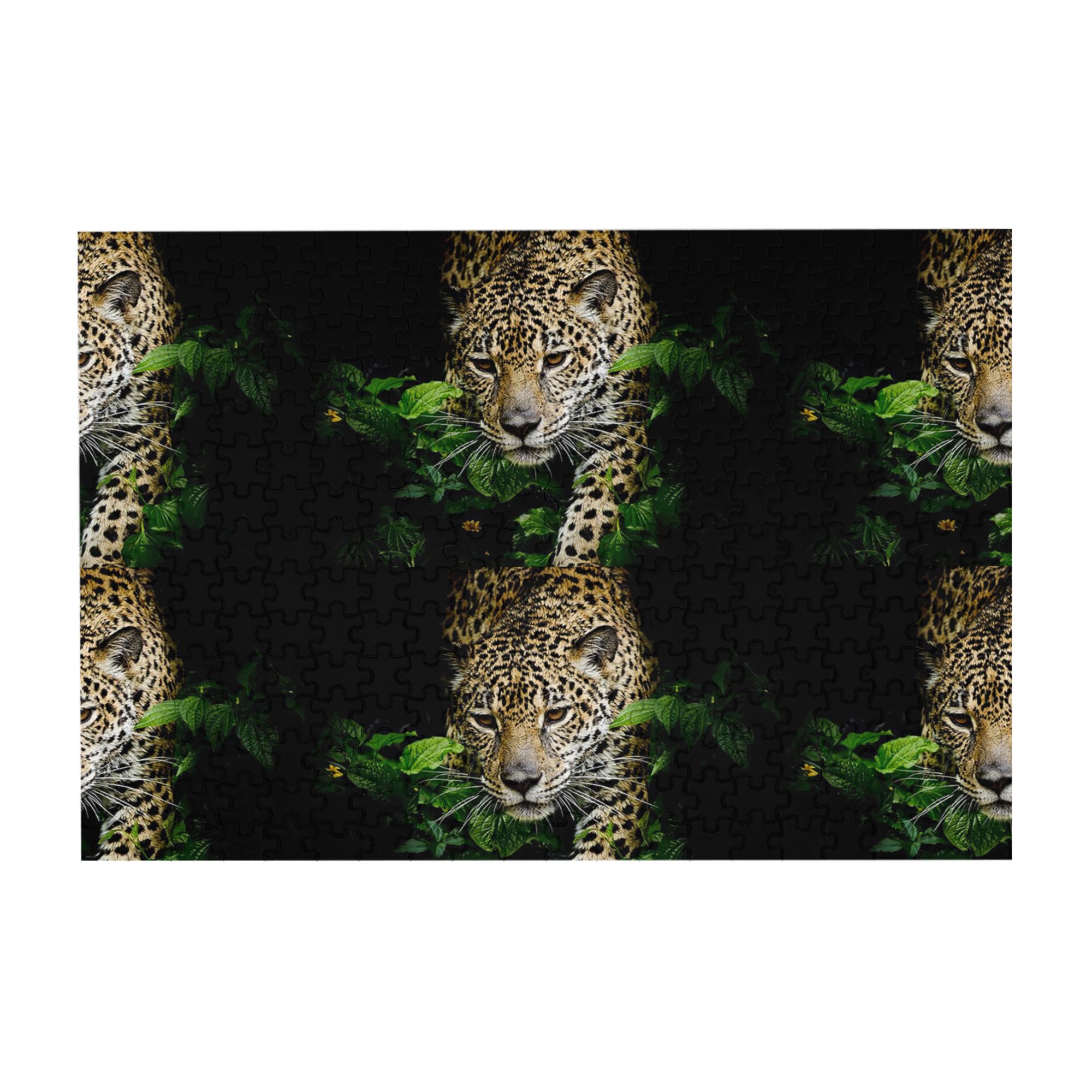 Wooden Puzzle Black Leopard 300-Slice Puzzle for All Ages Gifts ...