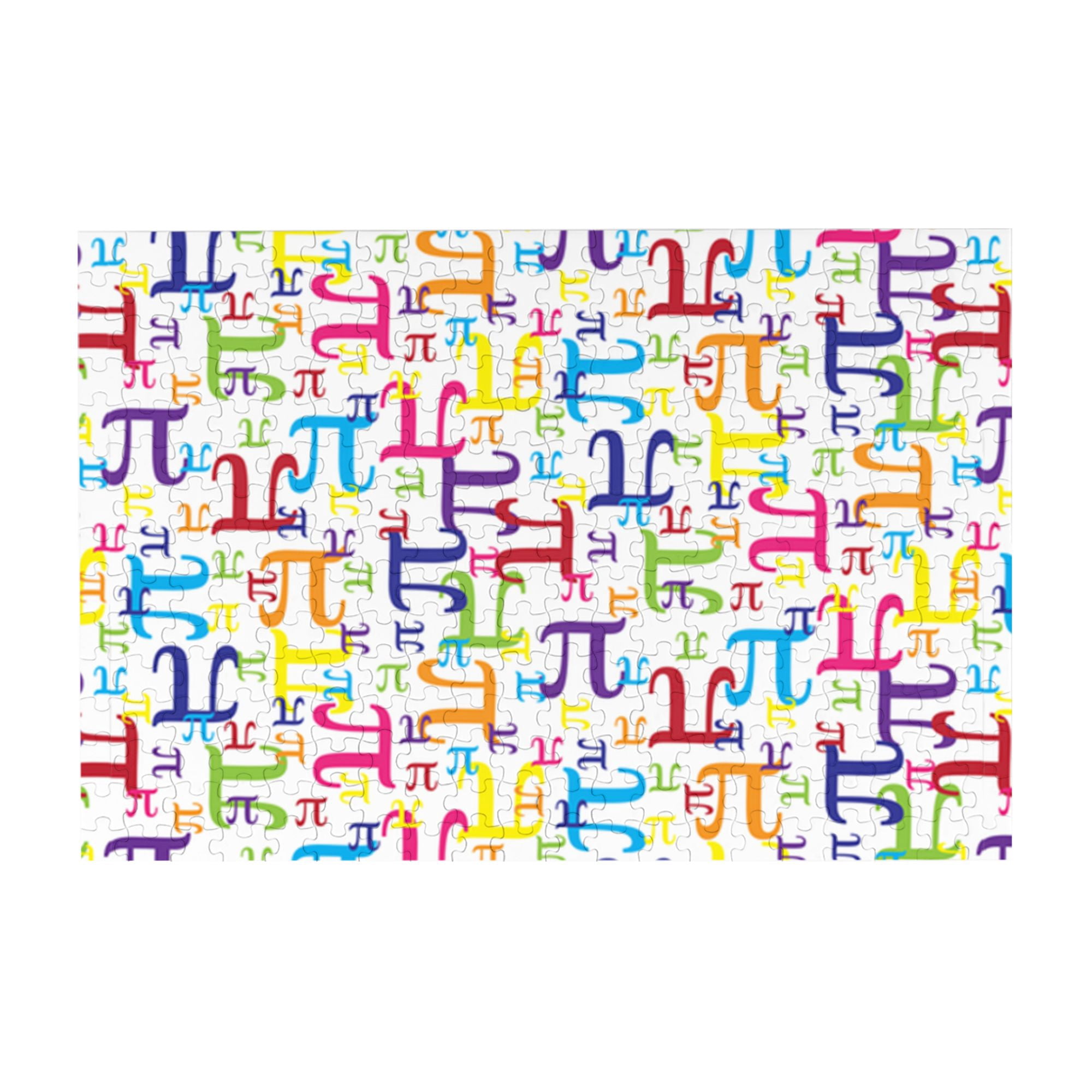 Wooden Puzzle Colorful Pi Math 500-Slice Puzzle for All Ages Gifts ...
