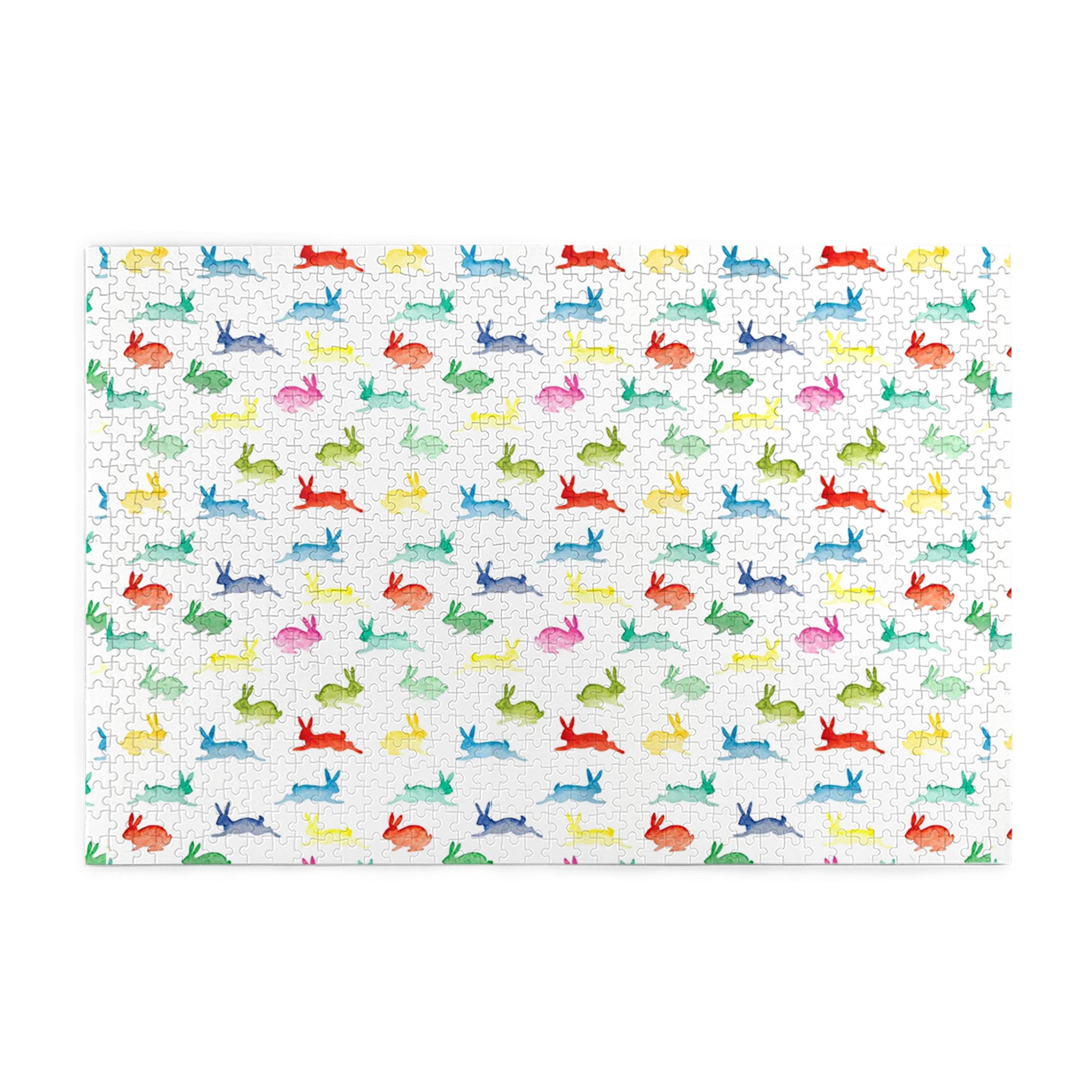 Wooden Puzzle Cute Rabbits 1000-Slice Puzzle for All Ages Gifts ...