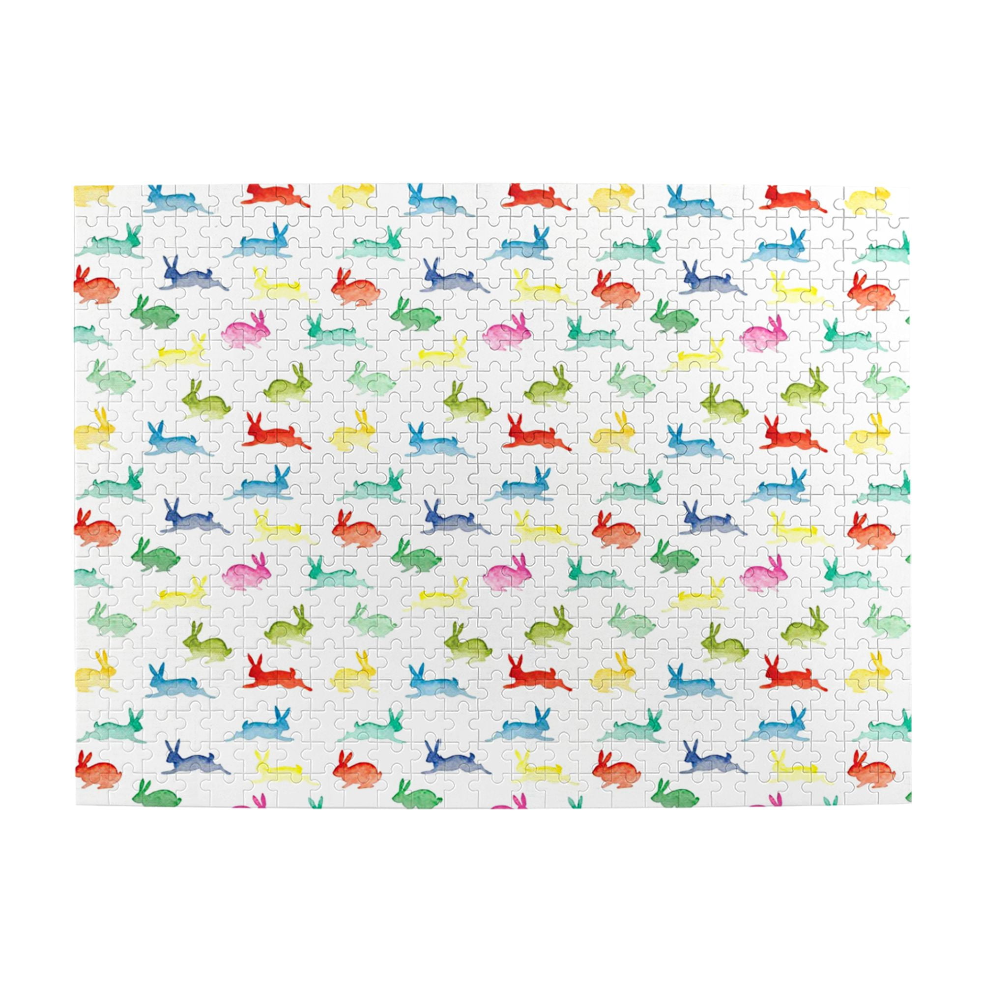 Wooden Puzzle Cute Rabbits 500-Slice Puzzle for All Ages Gifts ...