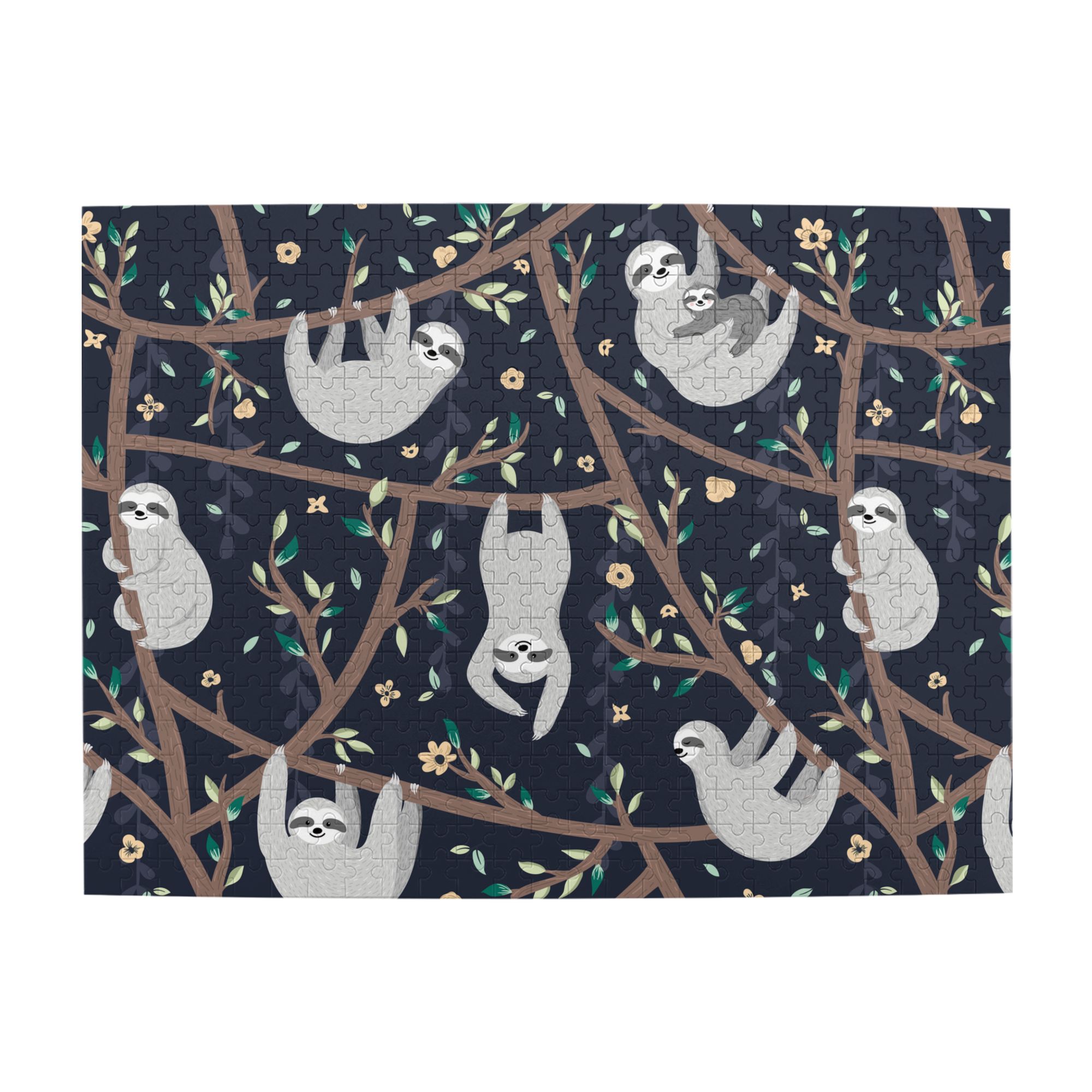 Wooden Puzzle Cute Sloths Animal 500-Slice Puzzle for All Ages Gifts ...