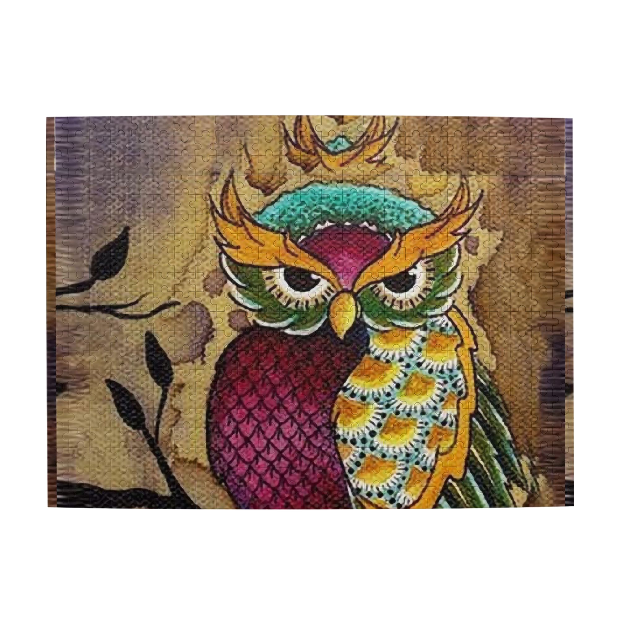 Wooden Puzzle Cute owl 500-Slice Puzzle for All Ages Gifts - Walmart.com