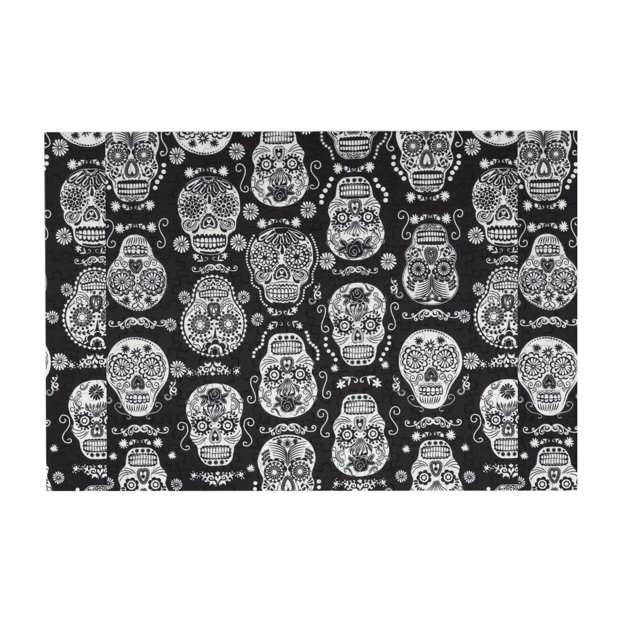 Wooden Puzzle Dark Folklore Skulls Sugar Skull 300-Slice Puzzle for All ...