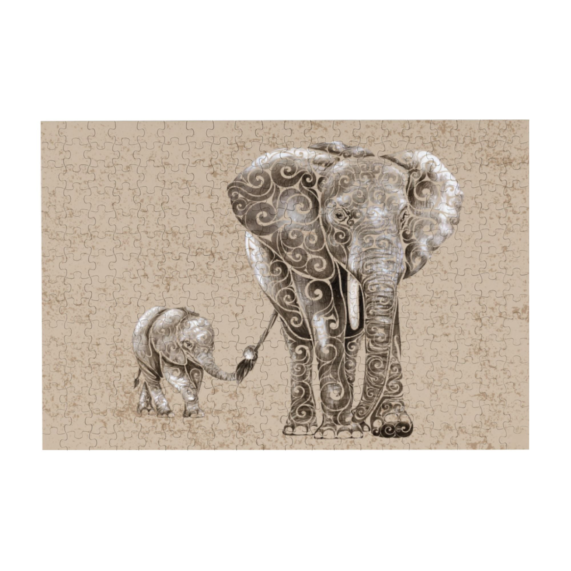 Wooden Puzzle Elephant 300-Slice Puzzle for All Ages Gifts - Walmart.com