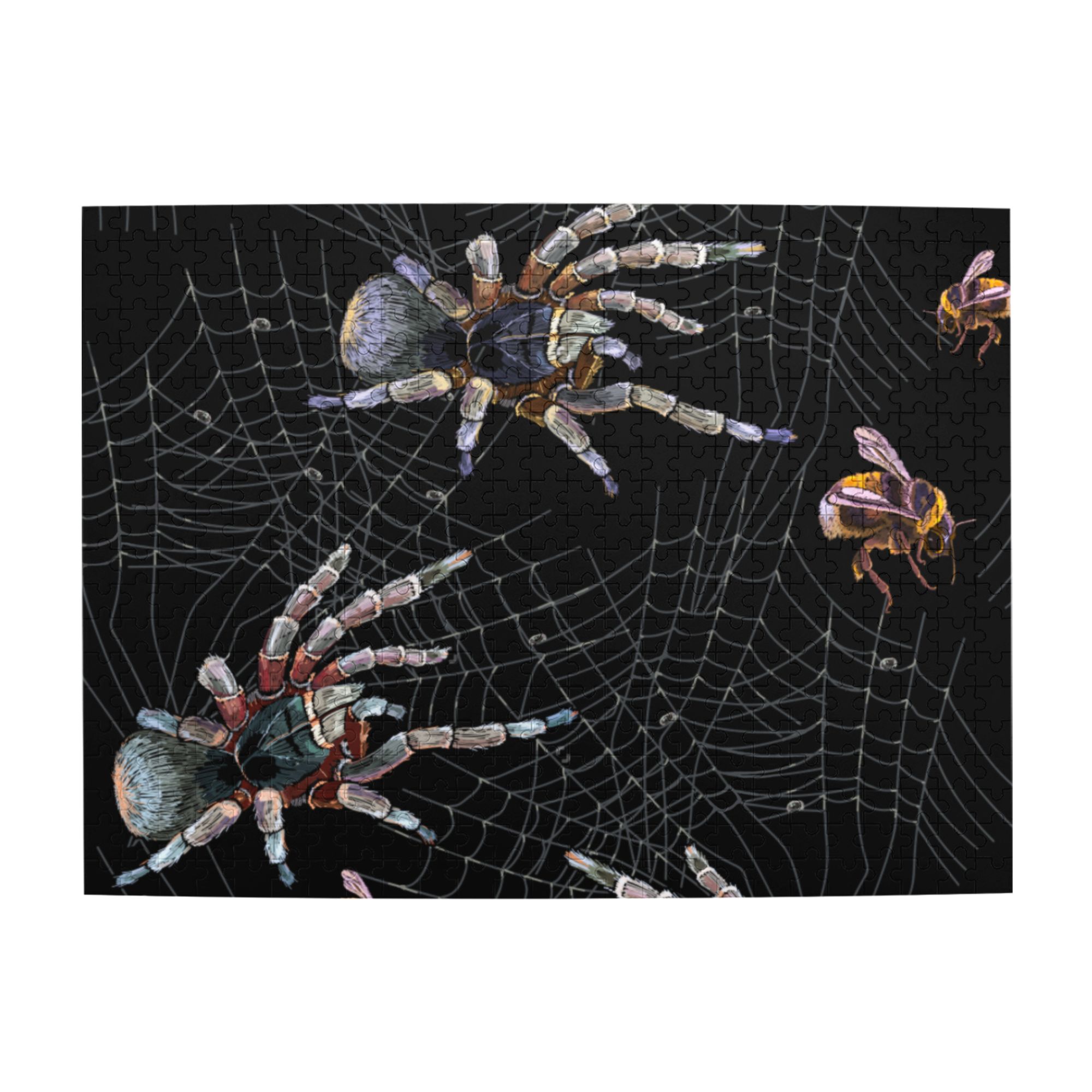 Wooden Puzzle Embroidery Spider Web.Classical Dark Gothic Embroidery ...