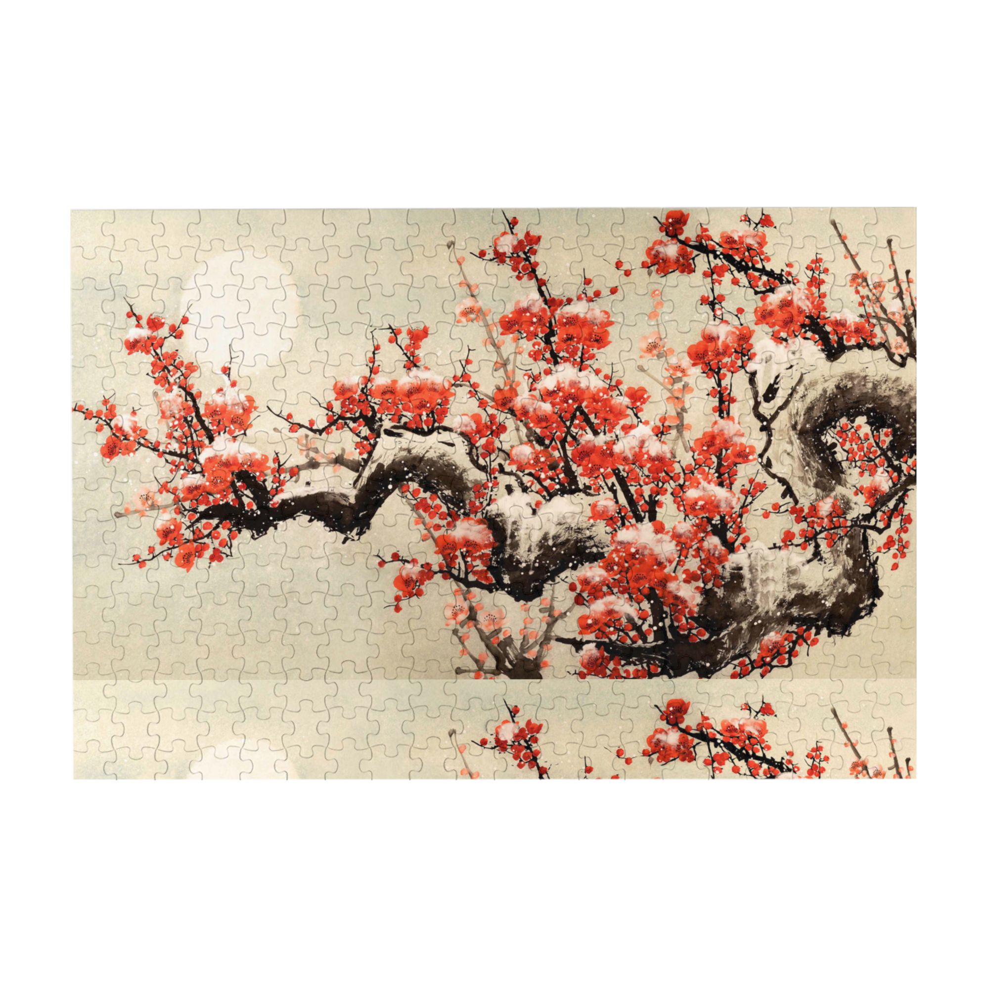 Wooden Puzzle Flower Cherry blossoms 500-Slice Puzzle for All Ages ...