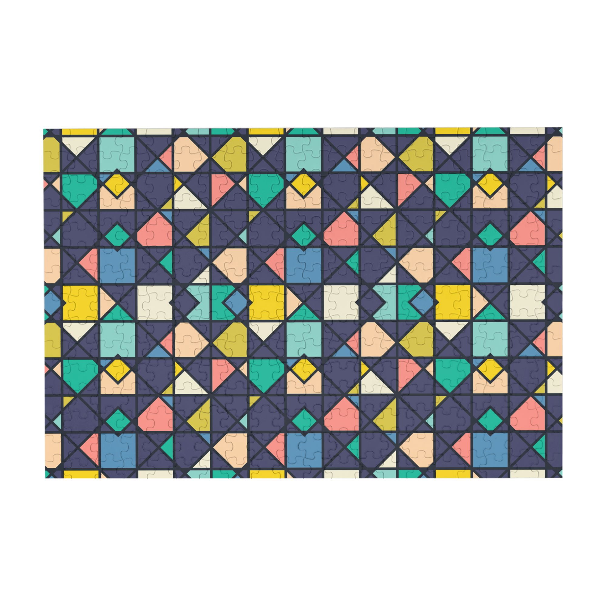 Wooden Puzzle Geometric Architectural Patterns 300-Slice Puzzle for All ...