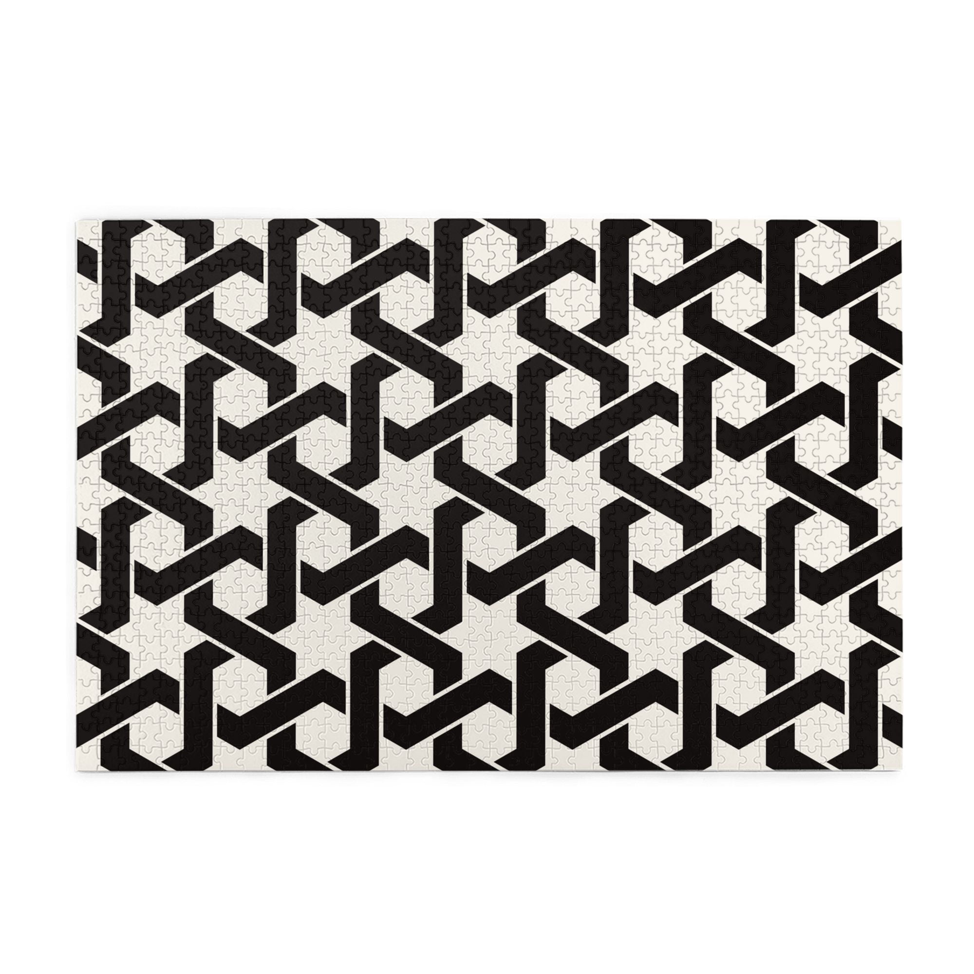 Wooden Puzzle Geometric Patterns 1000-Slice Puzzle for All Ages Gifts ...