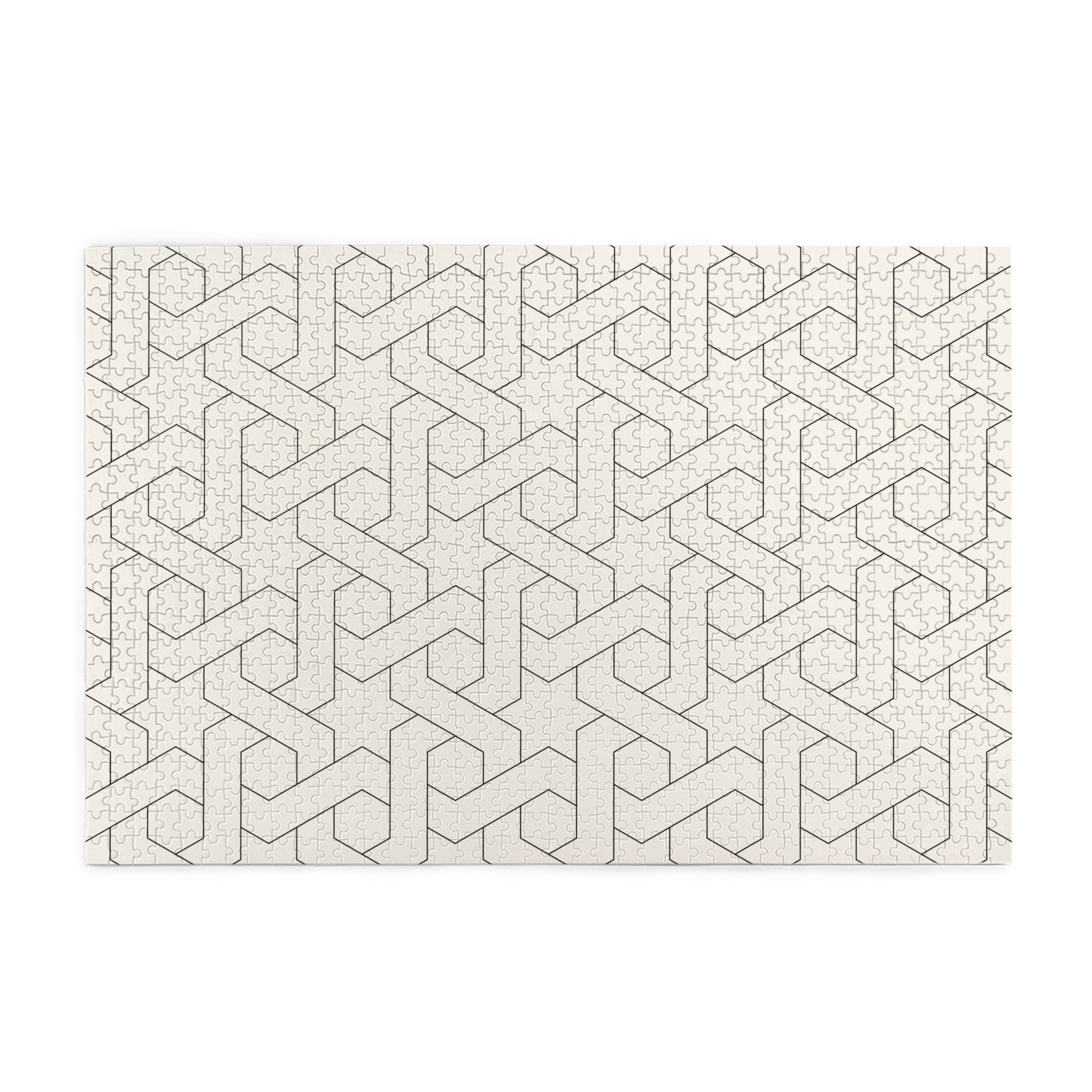 Wooden Puzzle Geometric Patterns 1000-Slice Puzzle for All Ages Gifts ...