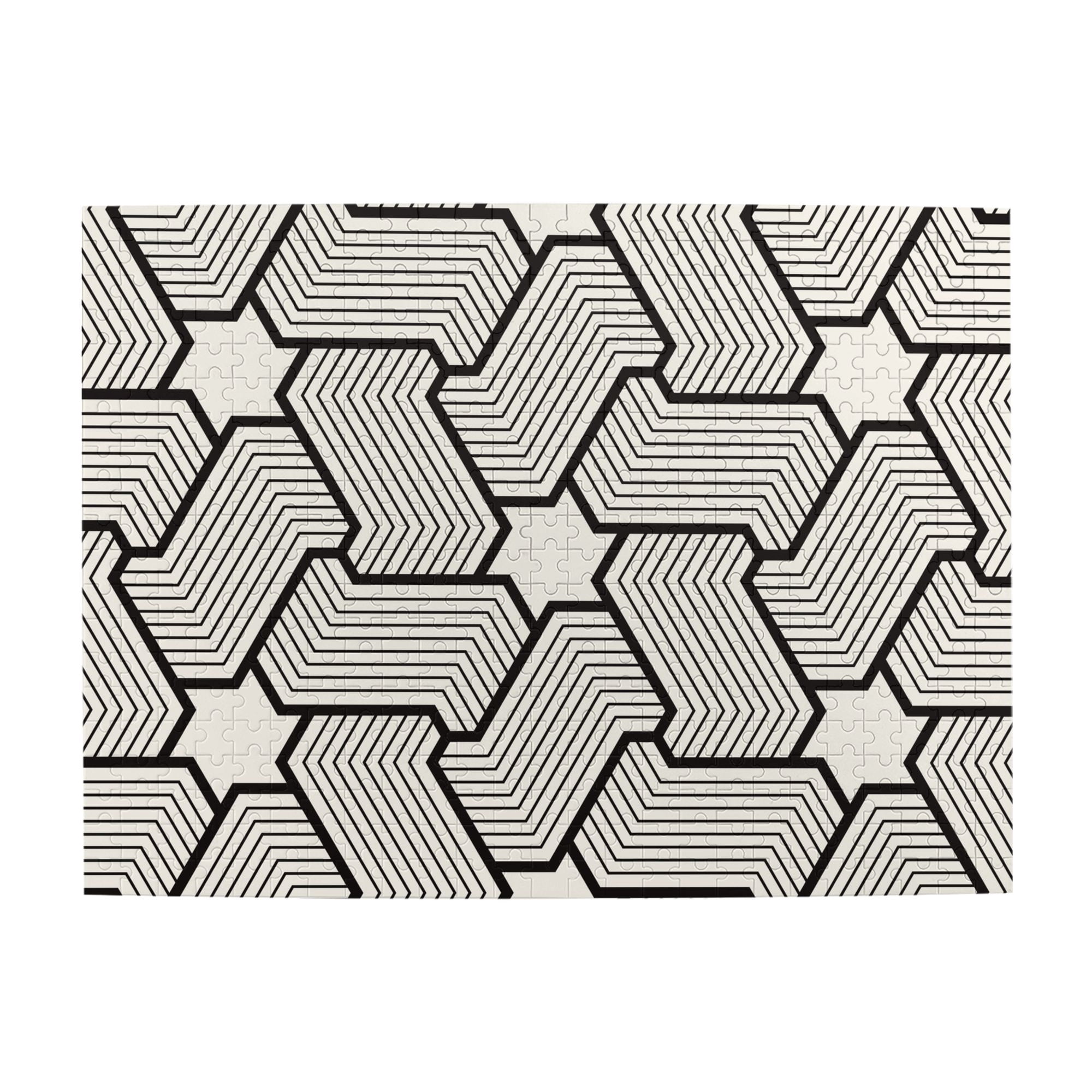 Wooden Puzzle Geometric Patterns 500-Slice Puzzle for All Ages Gifts ...