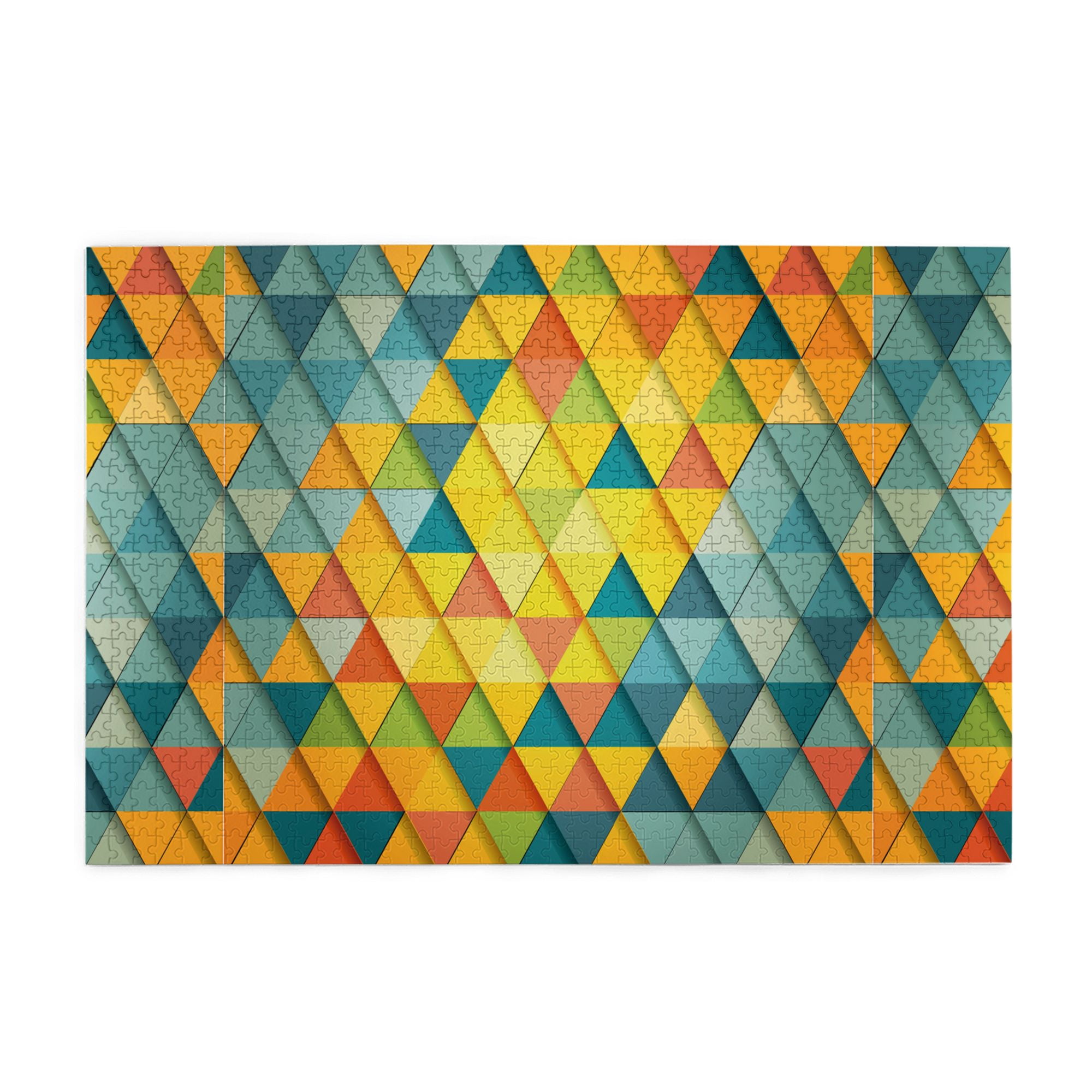 Wooden Puzzle Geometric polygon background 1000-Slice Puzzle for All ...