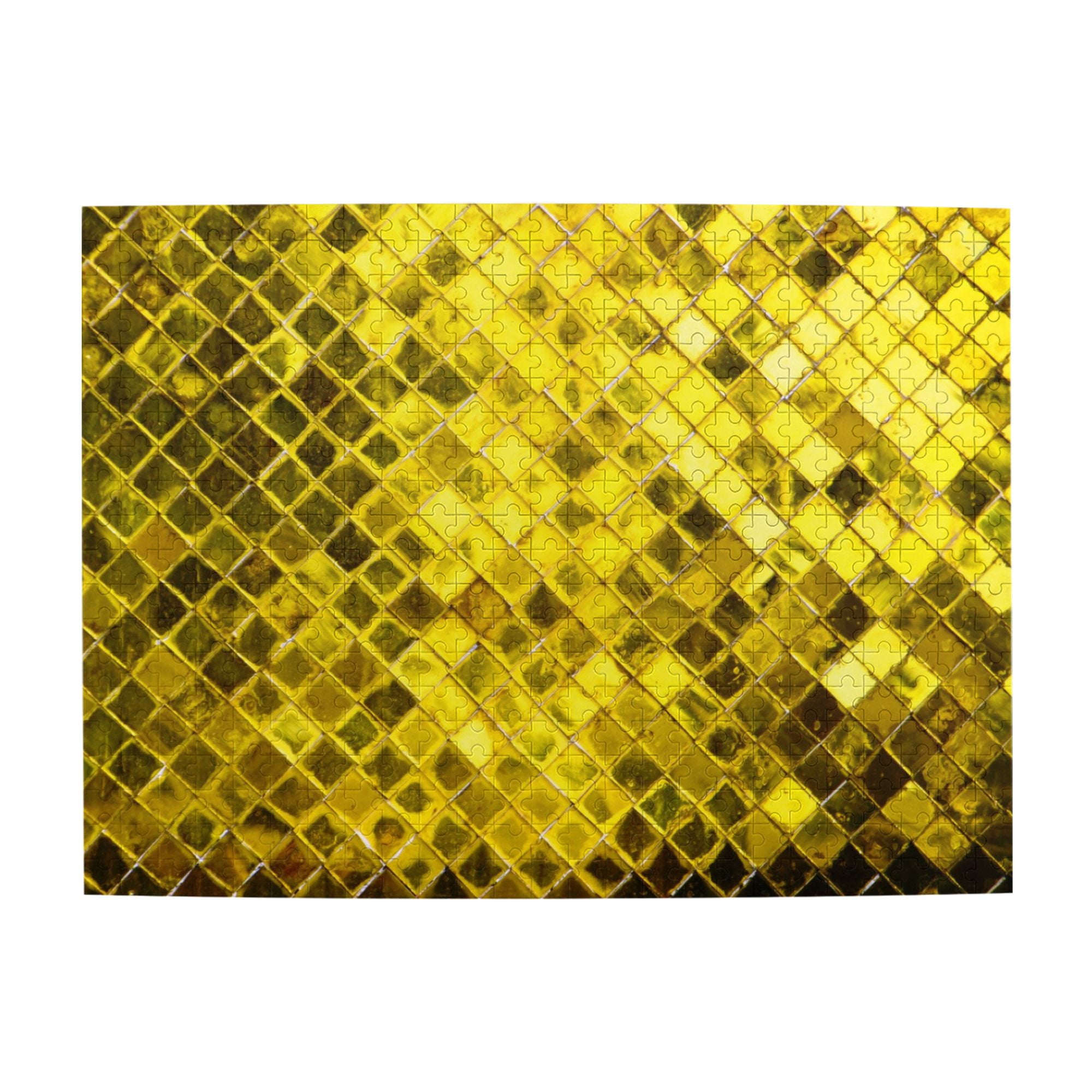 Wooden Puzzle Gold diamond texture pattern 500-Slice Puzzle for All ...