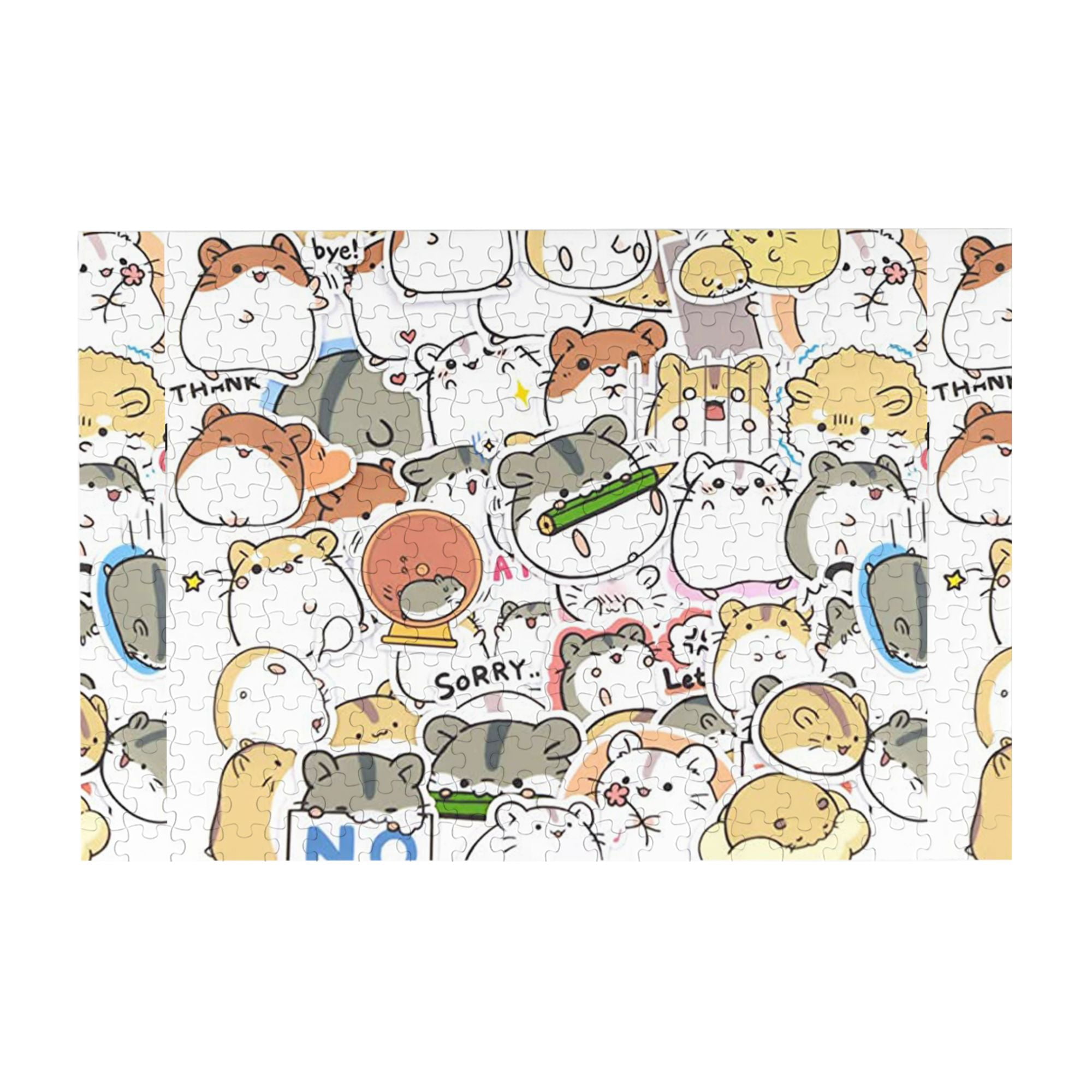 Wooden Puzzle Hamster Vinyl 300-Slice Puzzle for All Ages Gifts ...