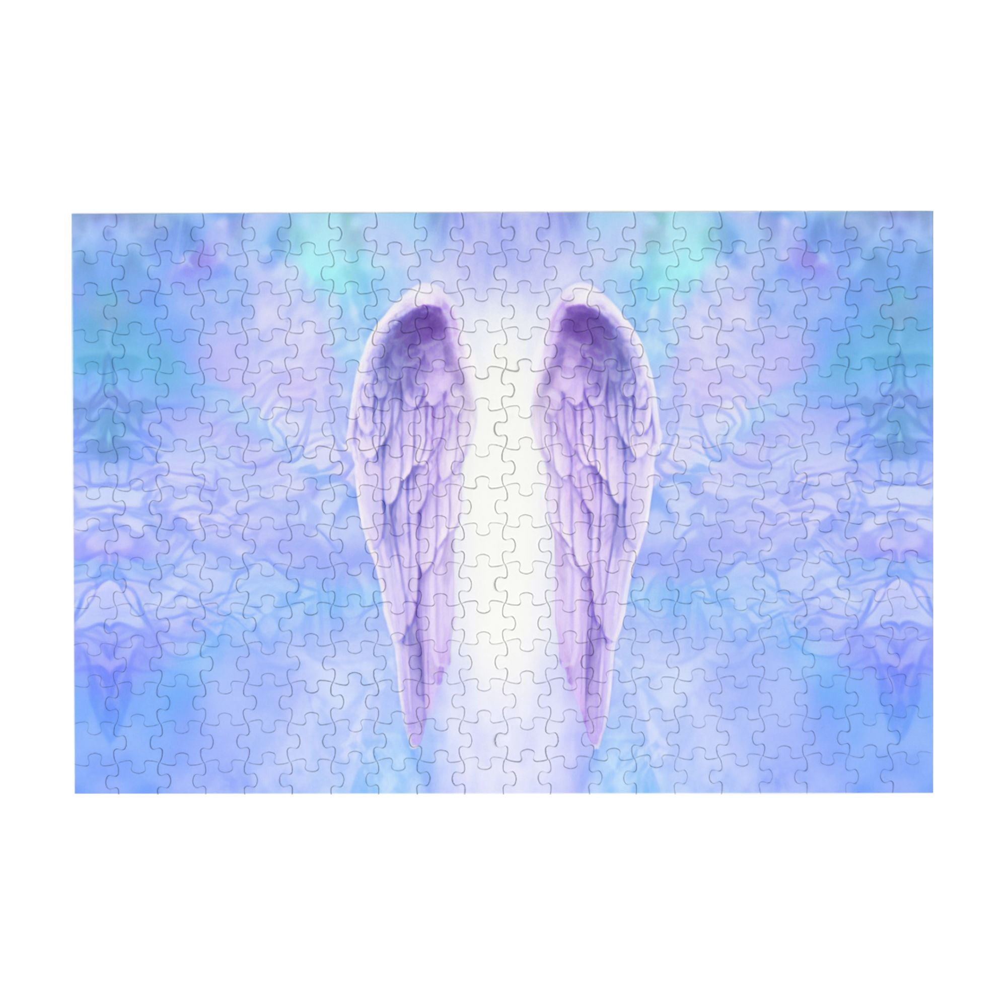 Wooden Puzzle Lilac Angel Wings 500-Slice Puzzle for All Ages Gifts ...