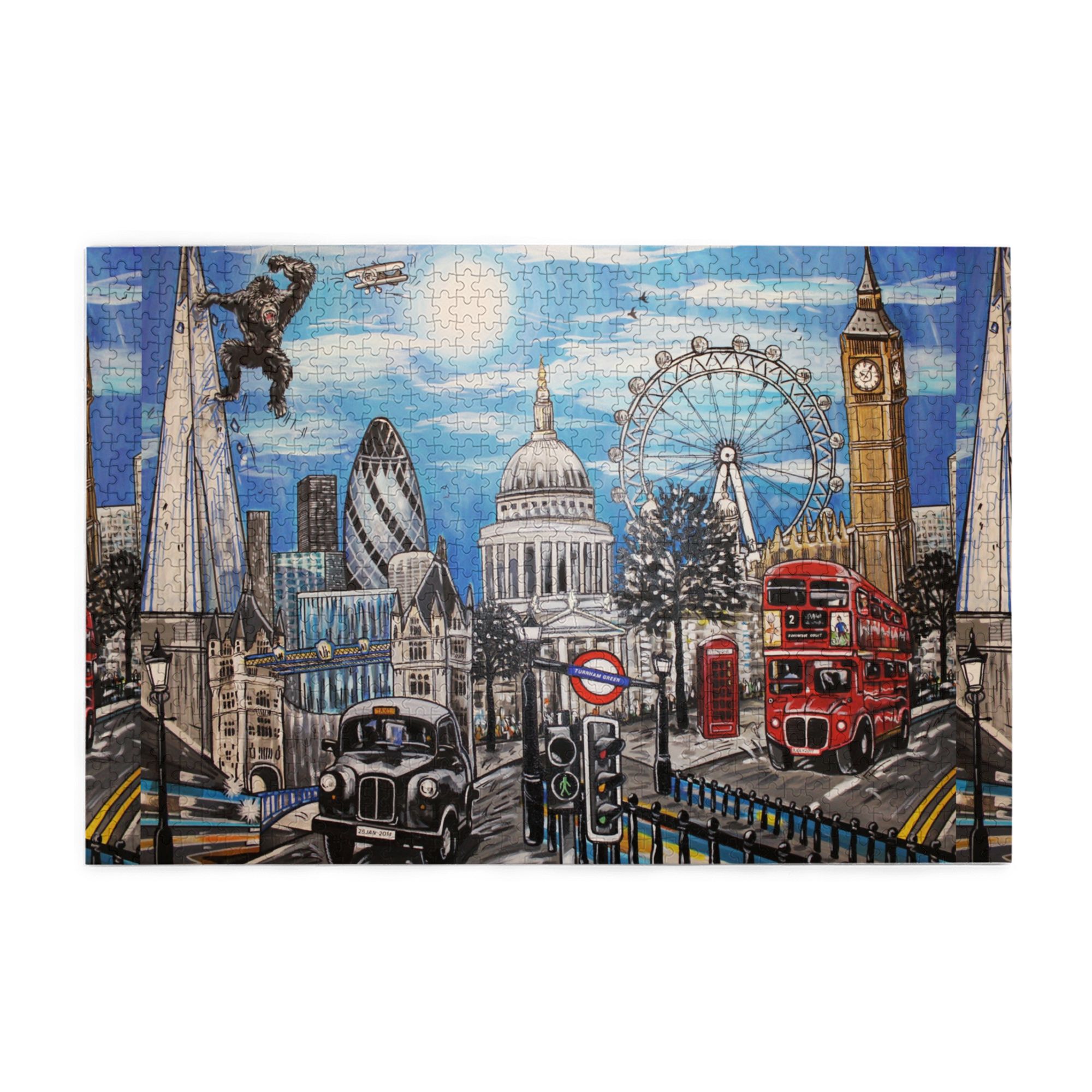 Wooden Puzzle London Landscape 1000-Slice Puzzle for All Ages Gifts ...