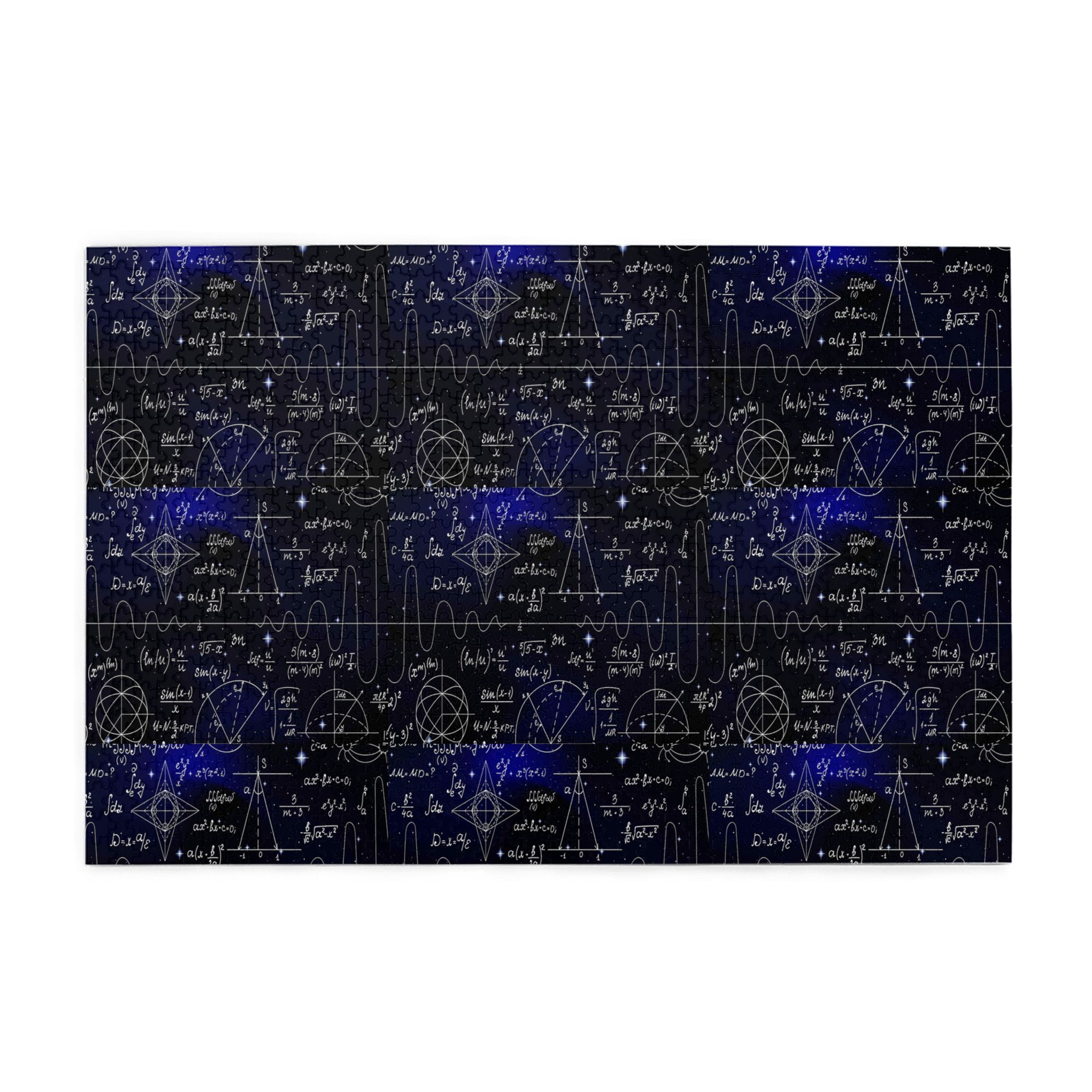 Wooden Puzzle Mathematical Endless Formulas Physics Science 1000-Slice ...
