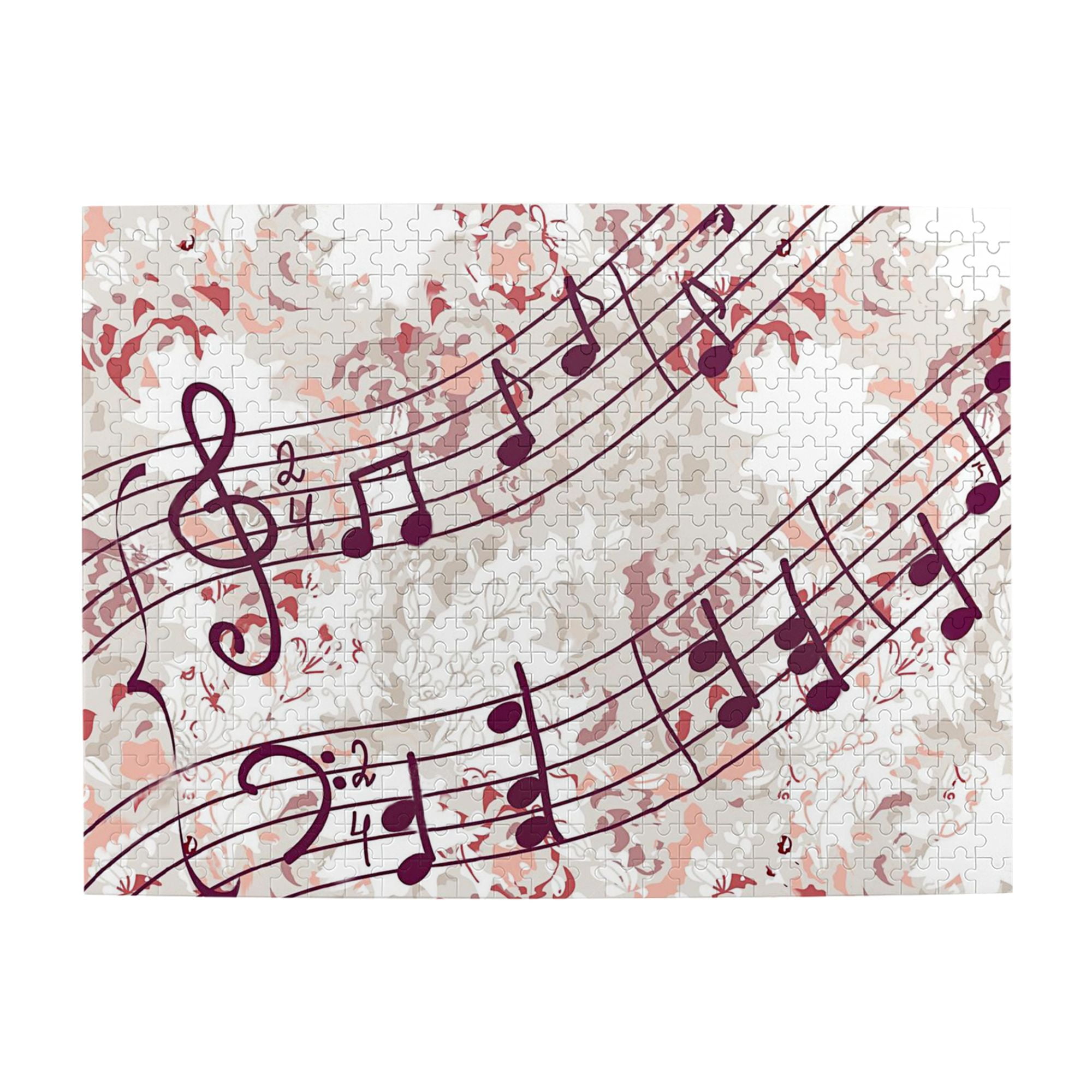 Wooden Puzzle Music Notes 500-Slice Puzzle for All Ages Gifts - Walmart.com