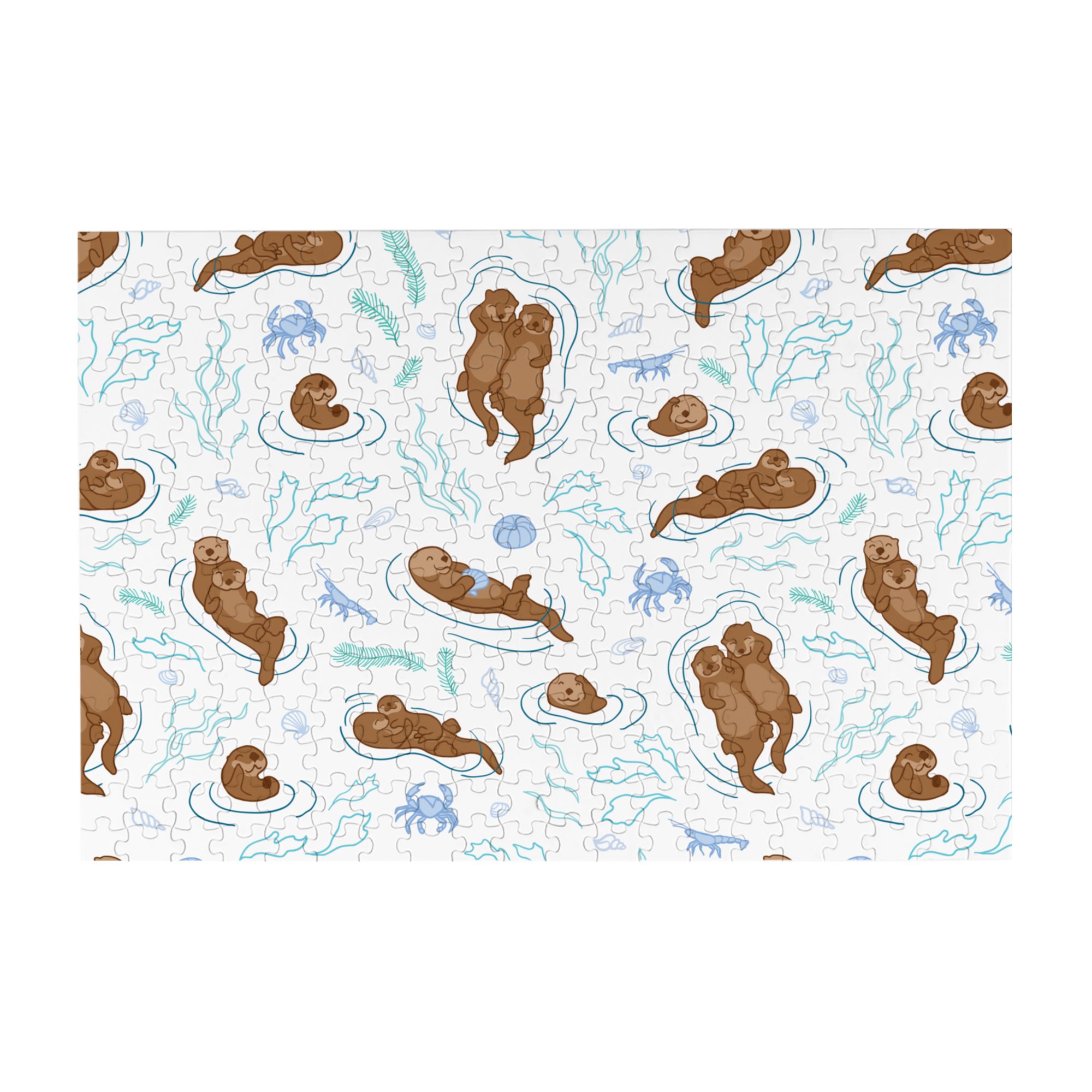Wooden Puzzle Otter Repeats The Sea 300-Slice Puzzle for All Ages Gifts ...