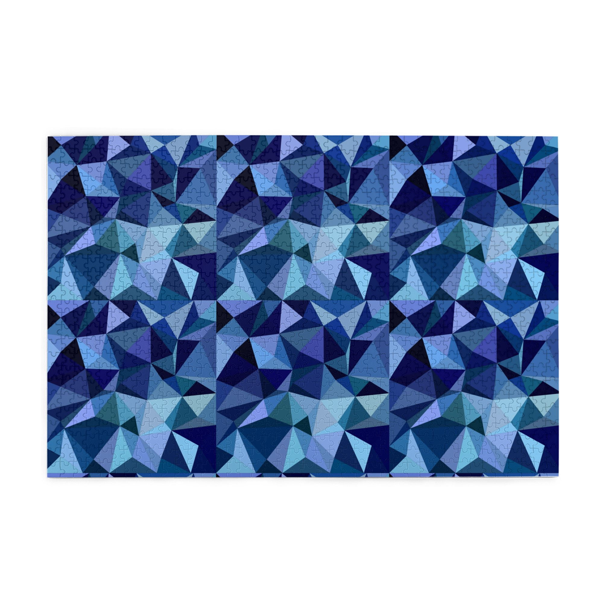 Wooden Puzzle Polygon Background 1000-Slice Puzzle for All Ages Gifts ...