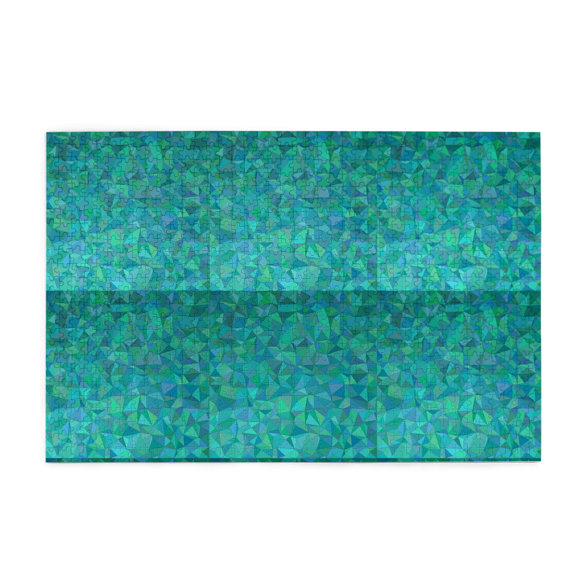 Wooden Puzzle Polygon Background 1000-Slice Puzzle for All Ages Gifts ...