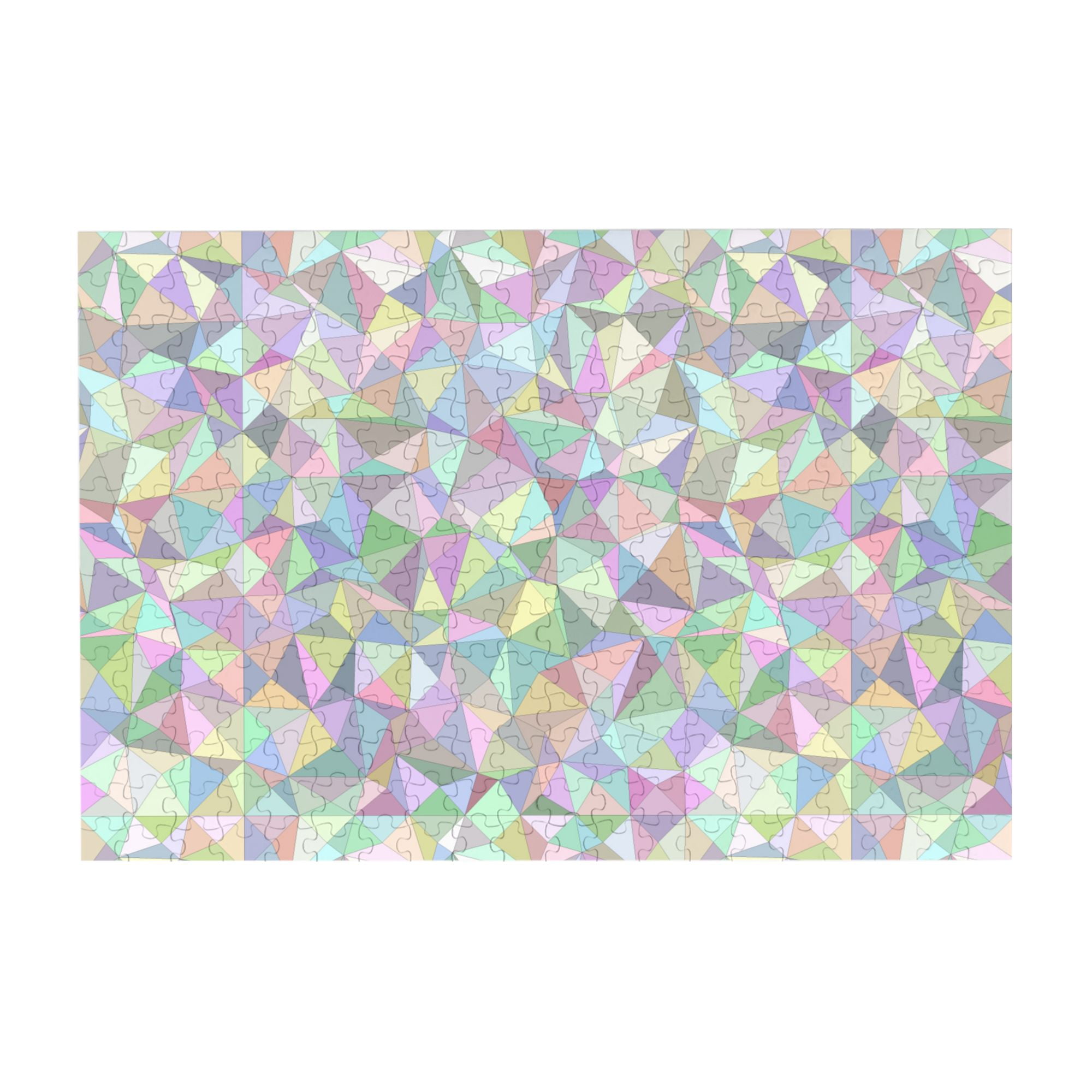 Wooden Puzzle Polygon Background 300-Slice Puzzle for All Ages Gifts ...