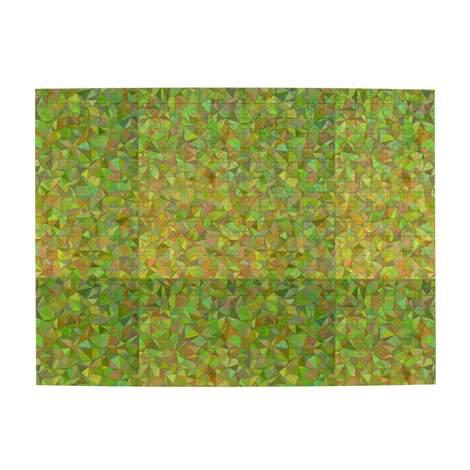 Wooden Puzzle Polygon Background 500-Slice Puzzle for All Ages Gifts ...