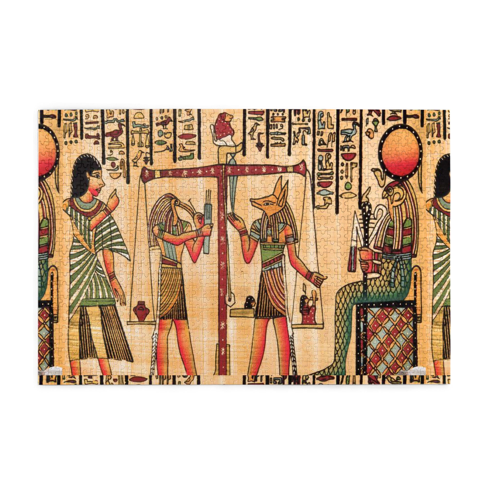 Wooden Puzzle Retro antique Egyptian papyrus 1000-Slice Puzzle for All ...